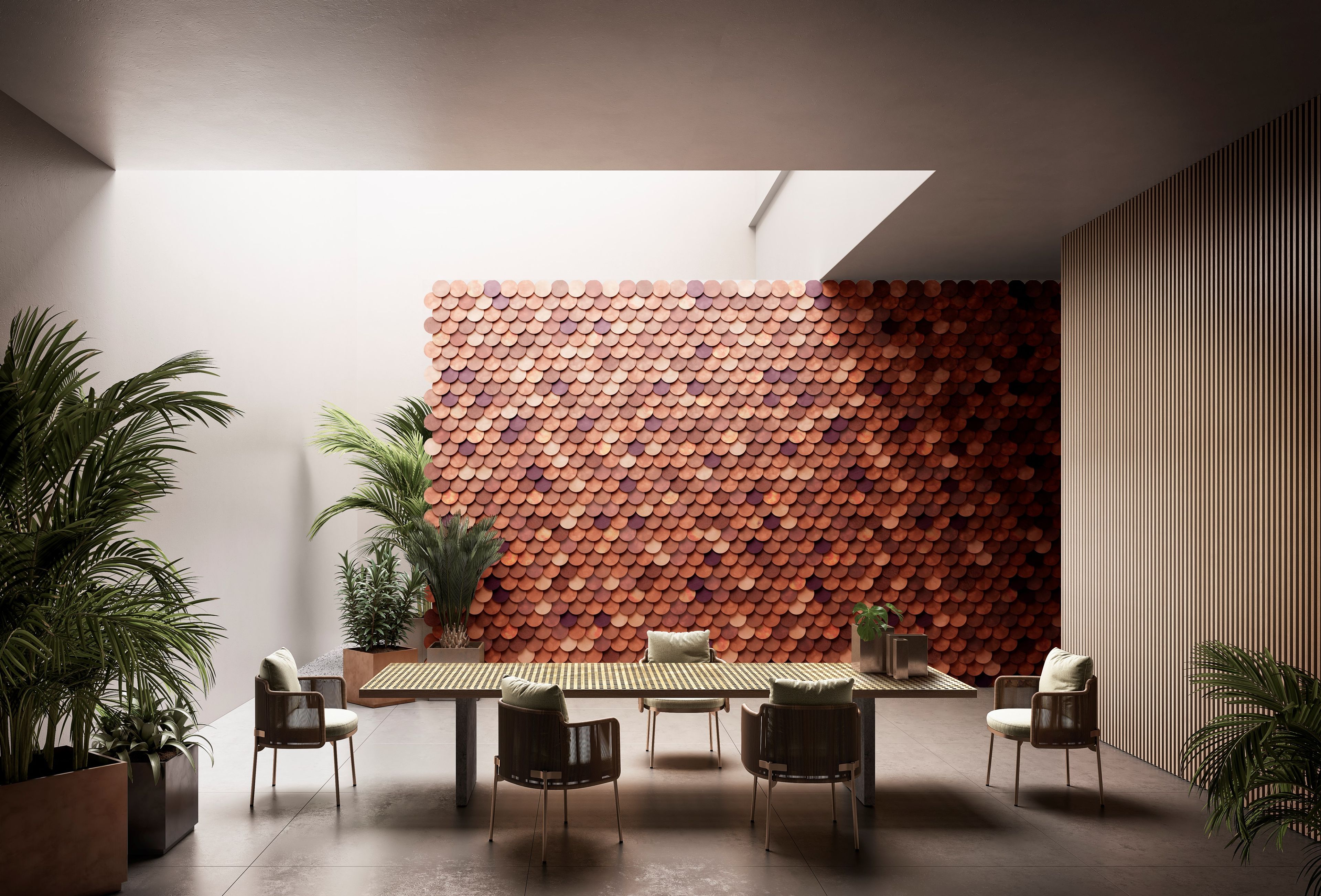 CIRCLE WALL 3D Wall Cladding By DE CASTELLI