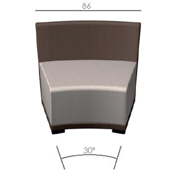 CIRCUIT | Modular bench Circuit Collection By Diemme