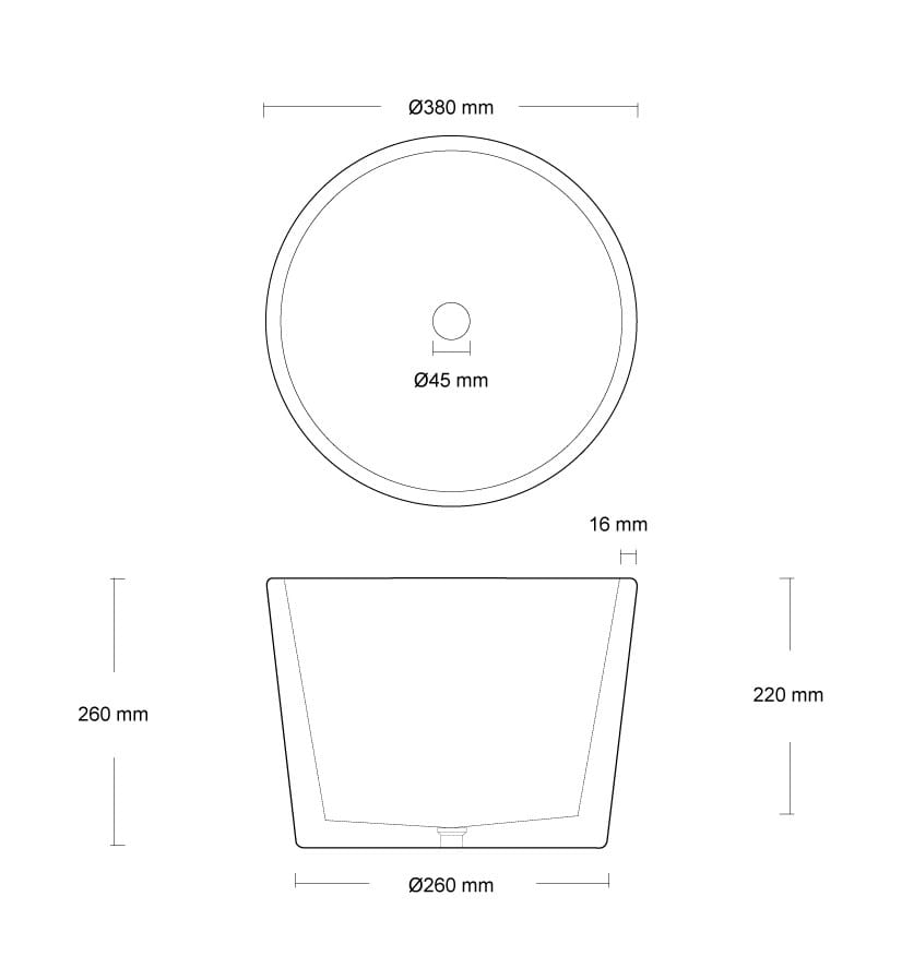 CIRCUM 3826 Washbasin By URBI et ORBI