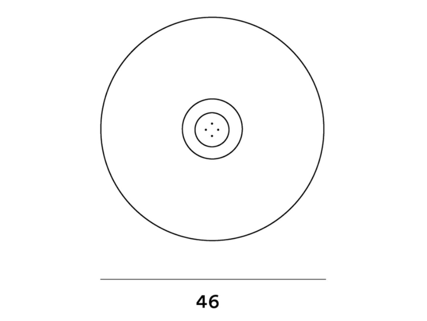 CIRCUS LED blown glass ceiling light By Foscarini