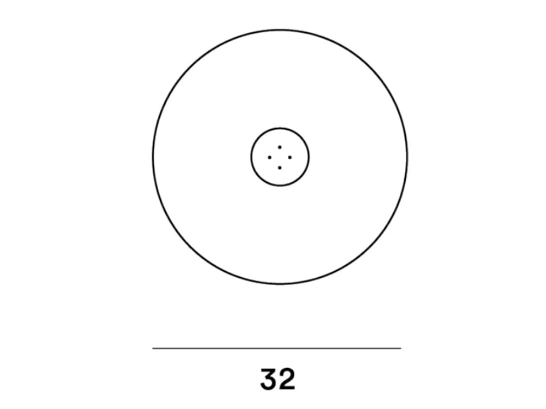 CIRCUS LED blown glass ceiling light By Foscarini