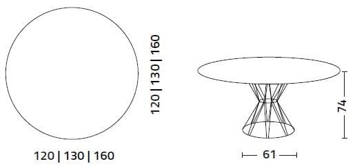 CIRCUS | Round table By Colico design Fauciglietti Engineering