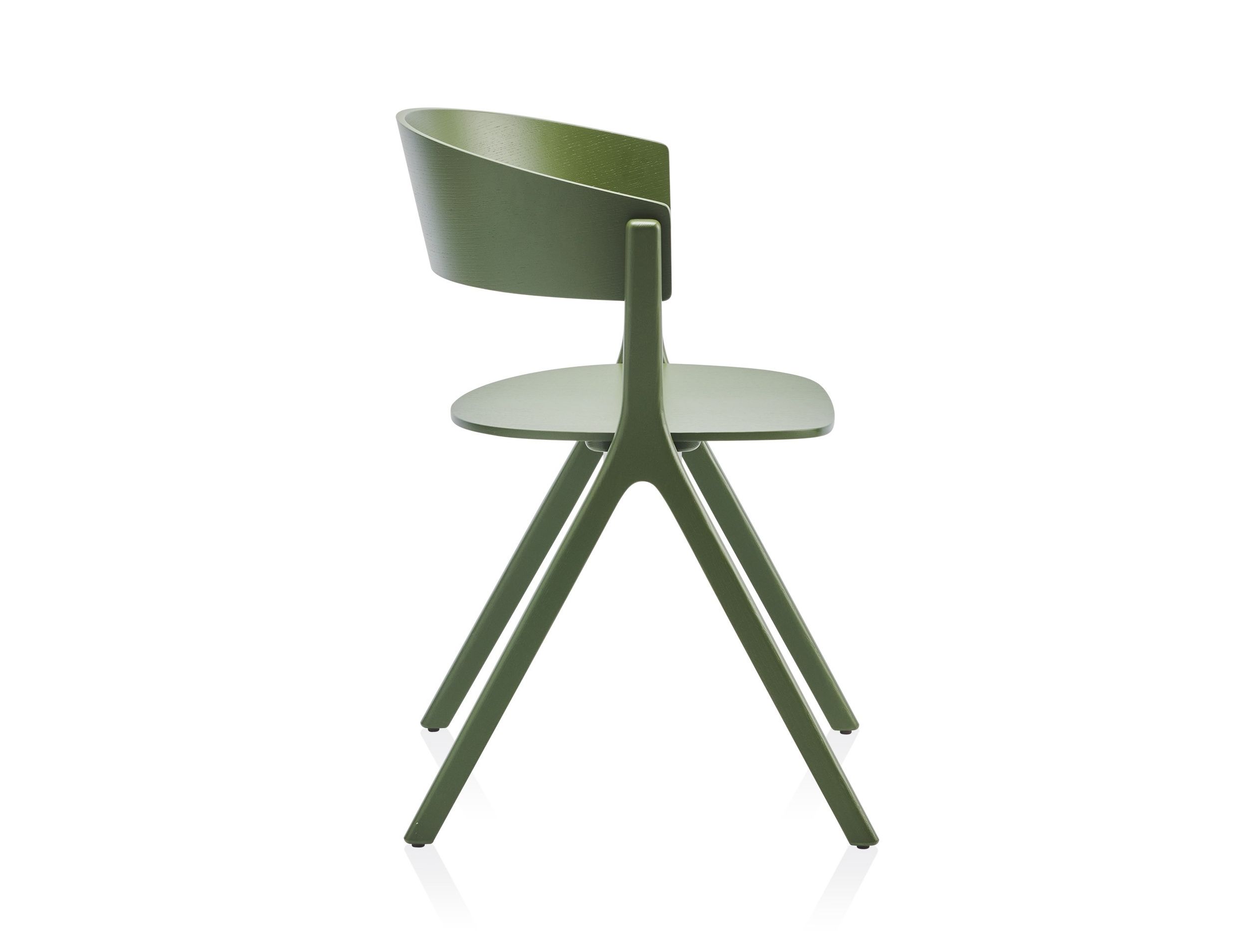 Ash chair CIRCUS WOOD OLIVE GREEN By EDITS