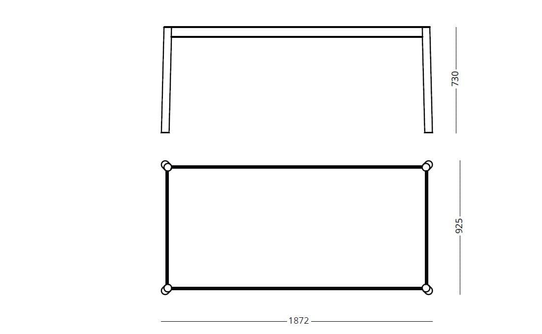 CITIZEN | Rectangular table Citizen Collection By EMKO design etc.etc.