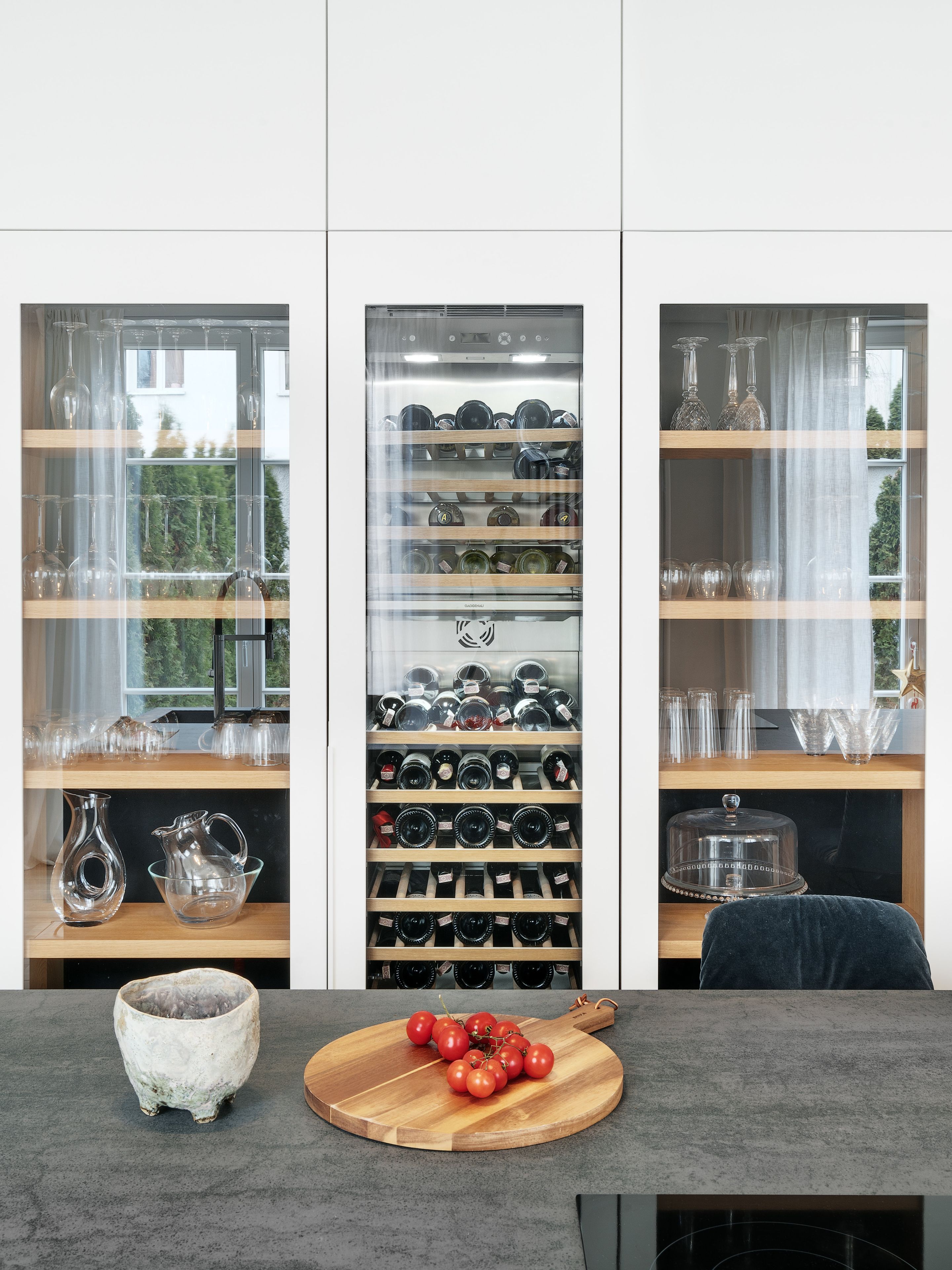 Lacquered custom kitchen with island CITY 2 By Zajc