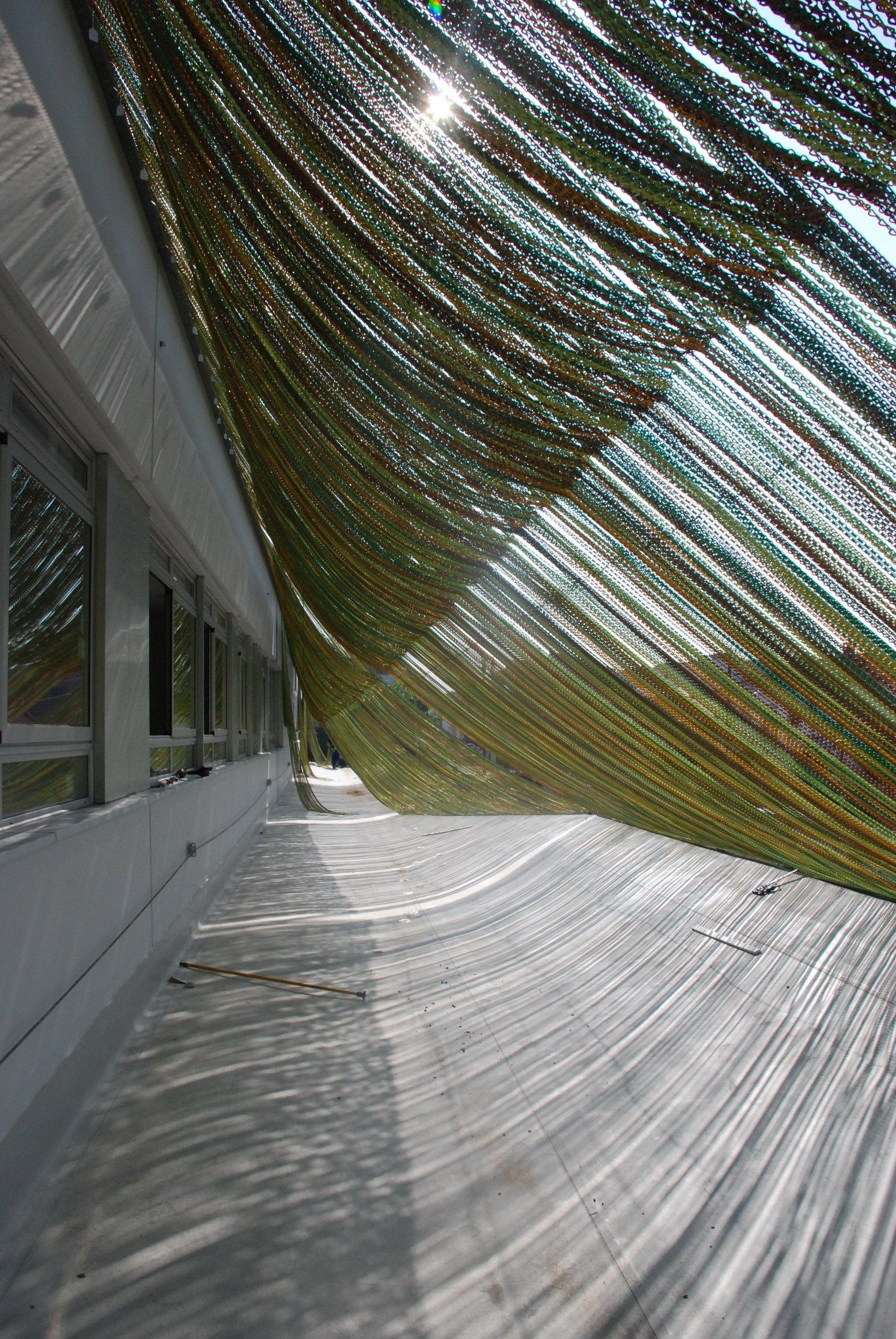 CLADDING EXTERIOR SCHOOL Solar shading / Metal mesh for facade By ...