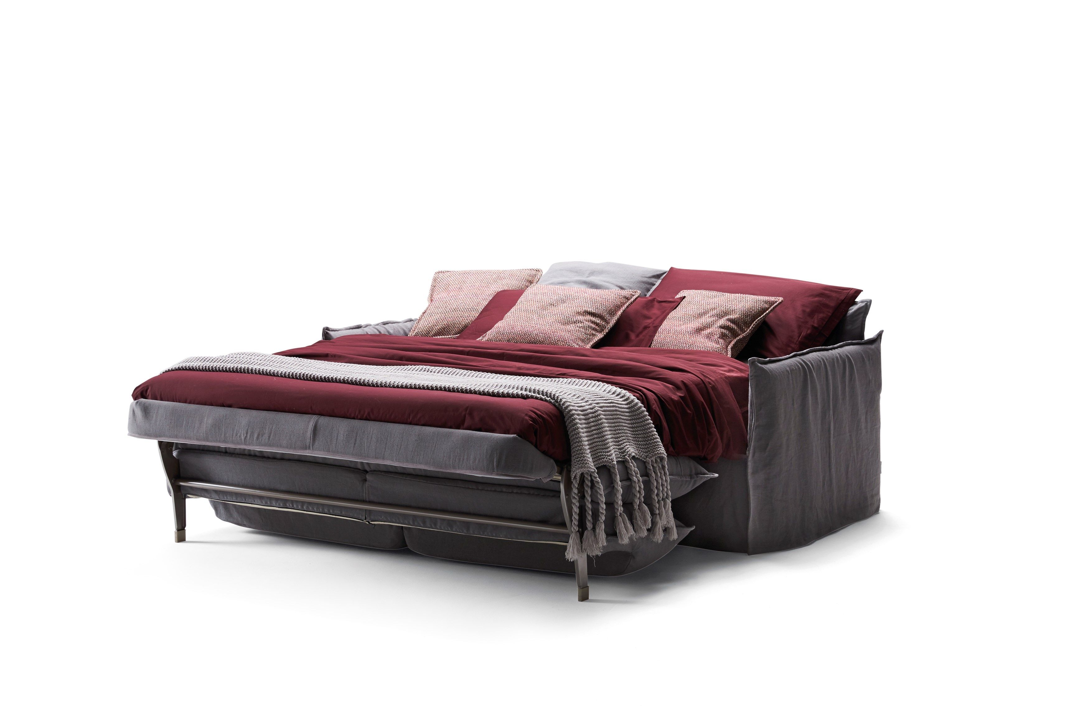 Fabric sofa bed with removable cover CLARKE By Milano Bedding