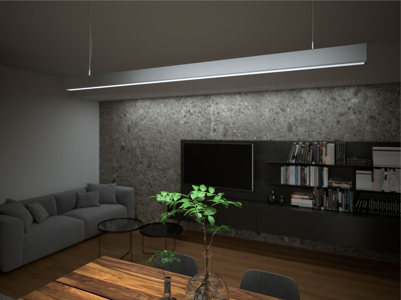 Linear lighting profile for LED modules LUMINES CLARO By Lumines ...