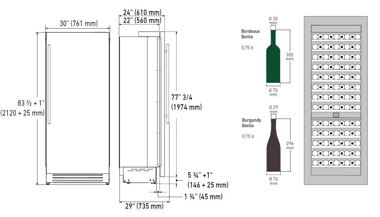 CLASSIC 30 - FK30WCC | Cantinetta frigo Cantinetta frigo da incasso con ...