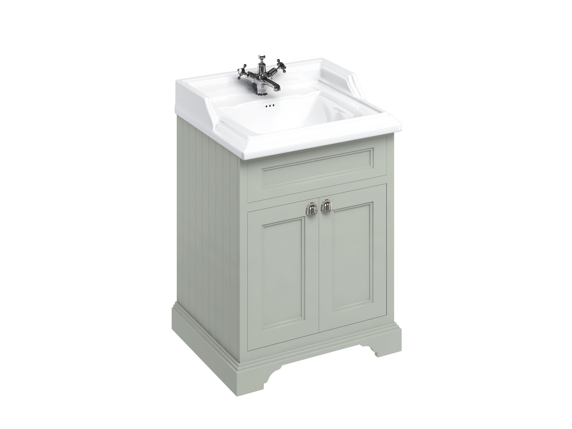 CLASSIC | Vanity unit with doors By Burlington Bathrooms