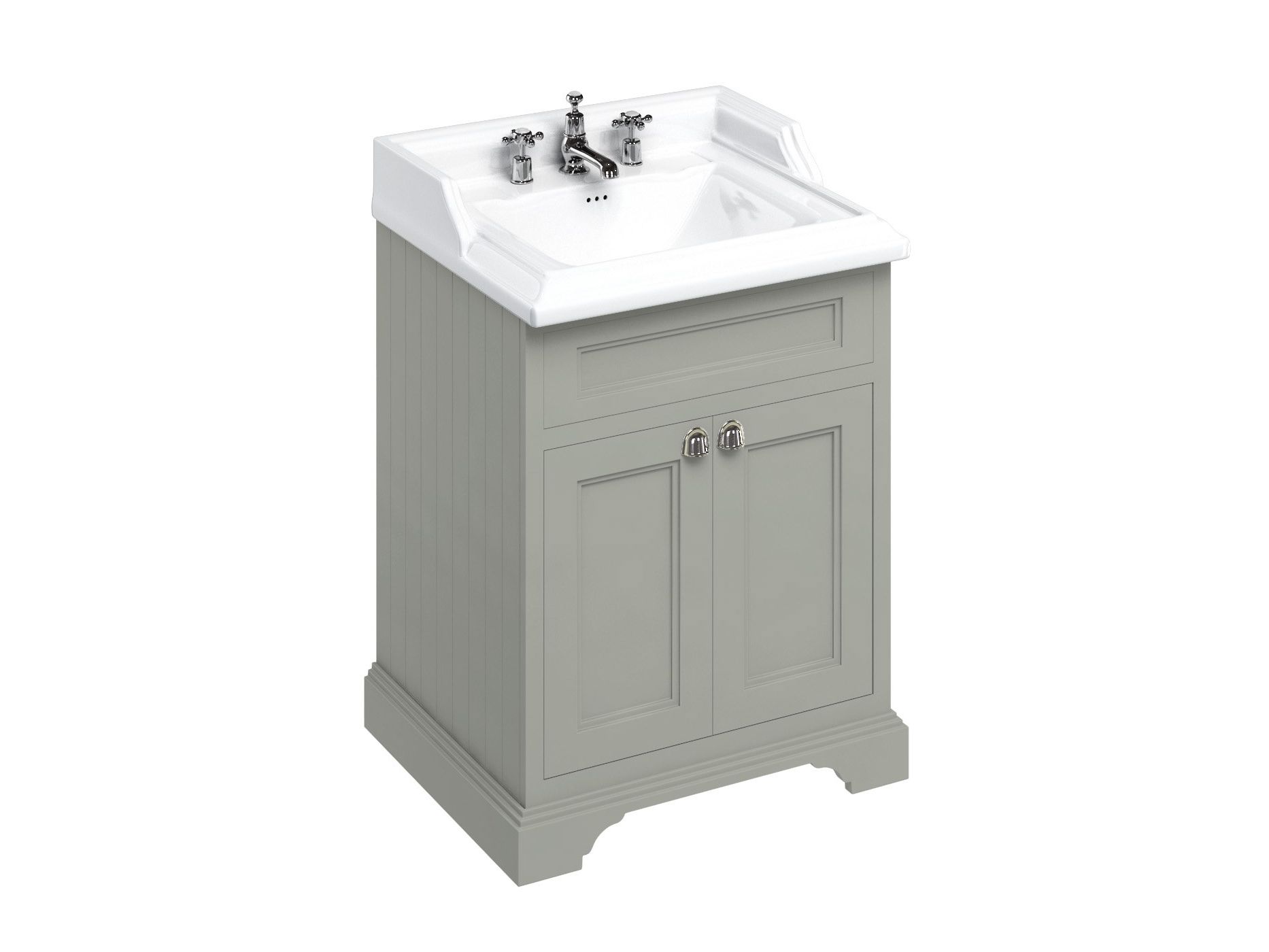 CLASSIC | Vanity unit with doors By Burlington Bathrooms