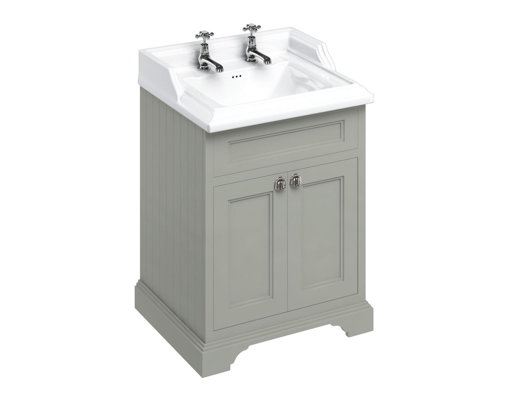 CLASSIC | Vanity unit with doors By Burlington Bathrooms