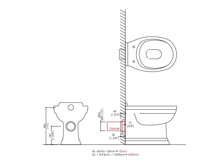 CLASSICA Floor mounted ceramic toilet By Devon&Devon
