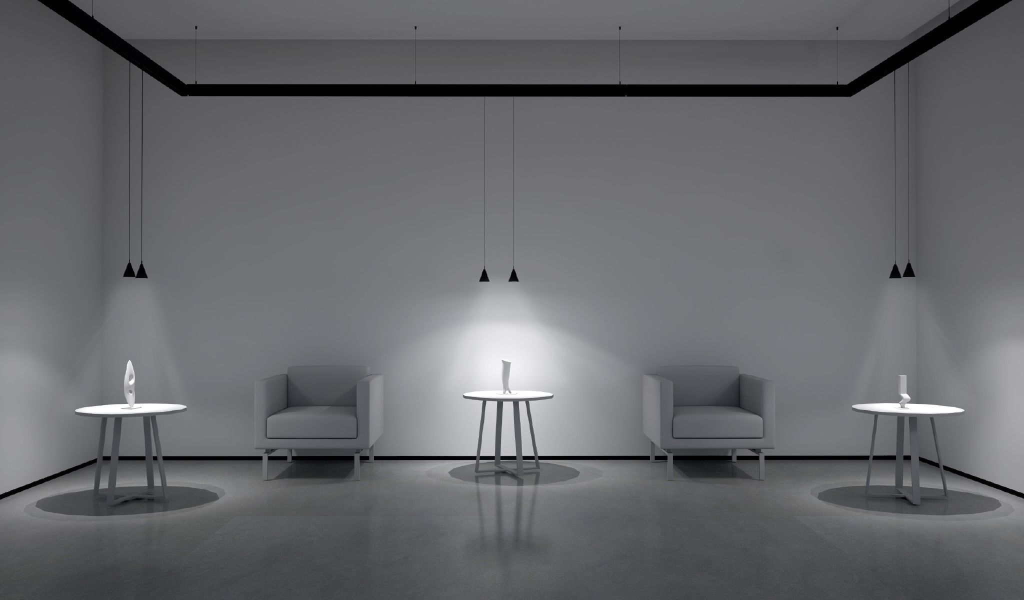 LED direct light pendant lamp CLICK MONT Modules Collection By ONOK ...