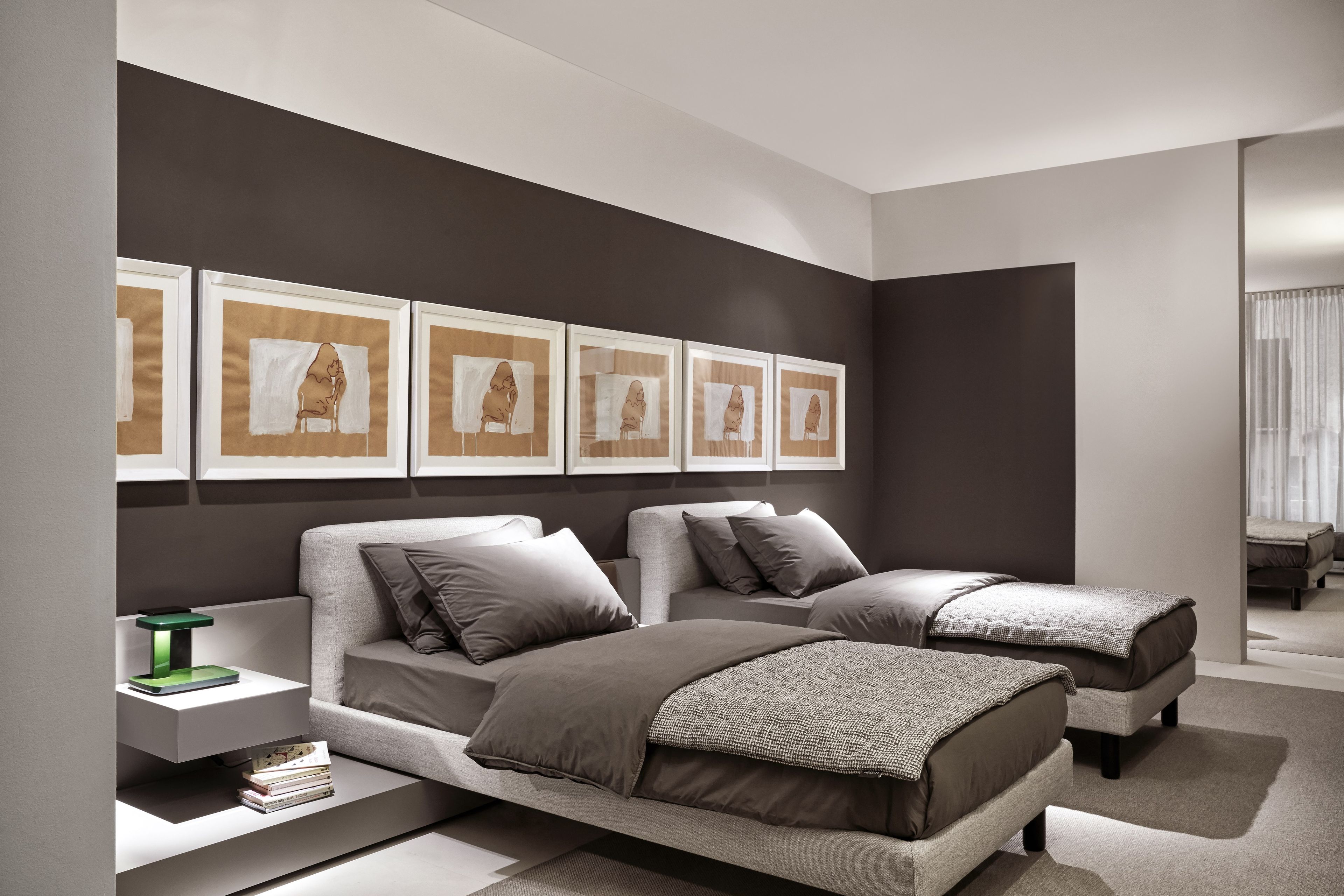 CLIFF | 床 By Meridiani 设计师Andrea Parisio