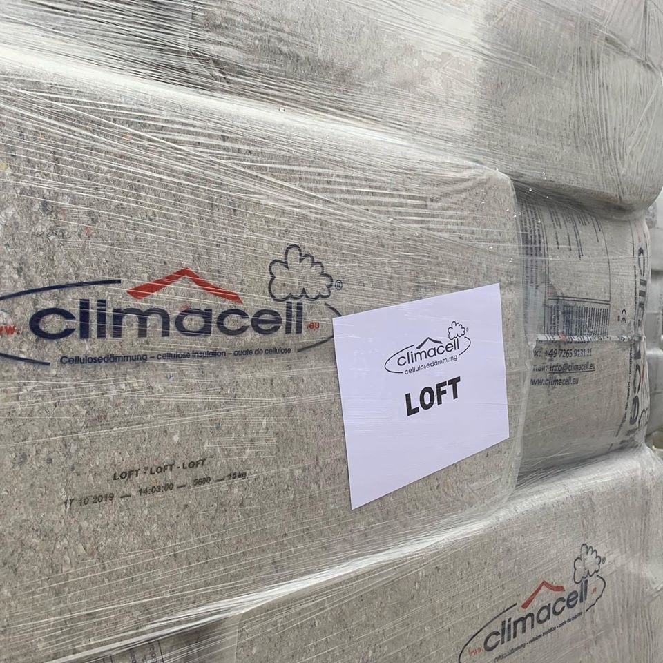 Cork, cellulose and loose vegetable-based insulation CLIMACELL® SONIC ...