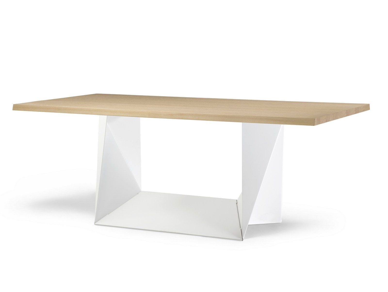 CLINT Steel and wood table By ALMA DESIGN | design Mario Mazzer