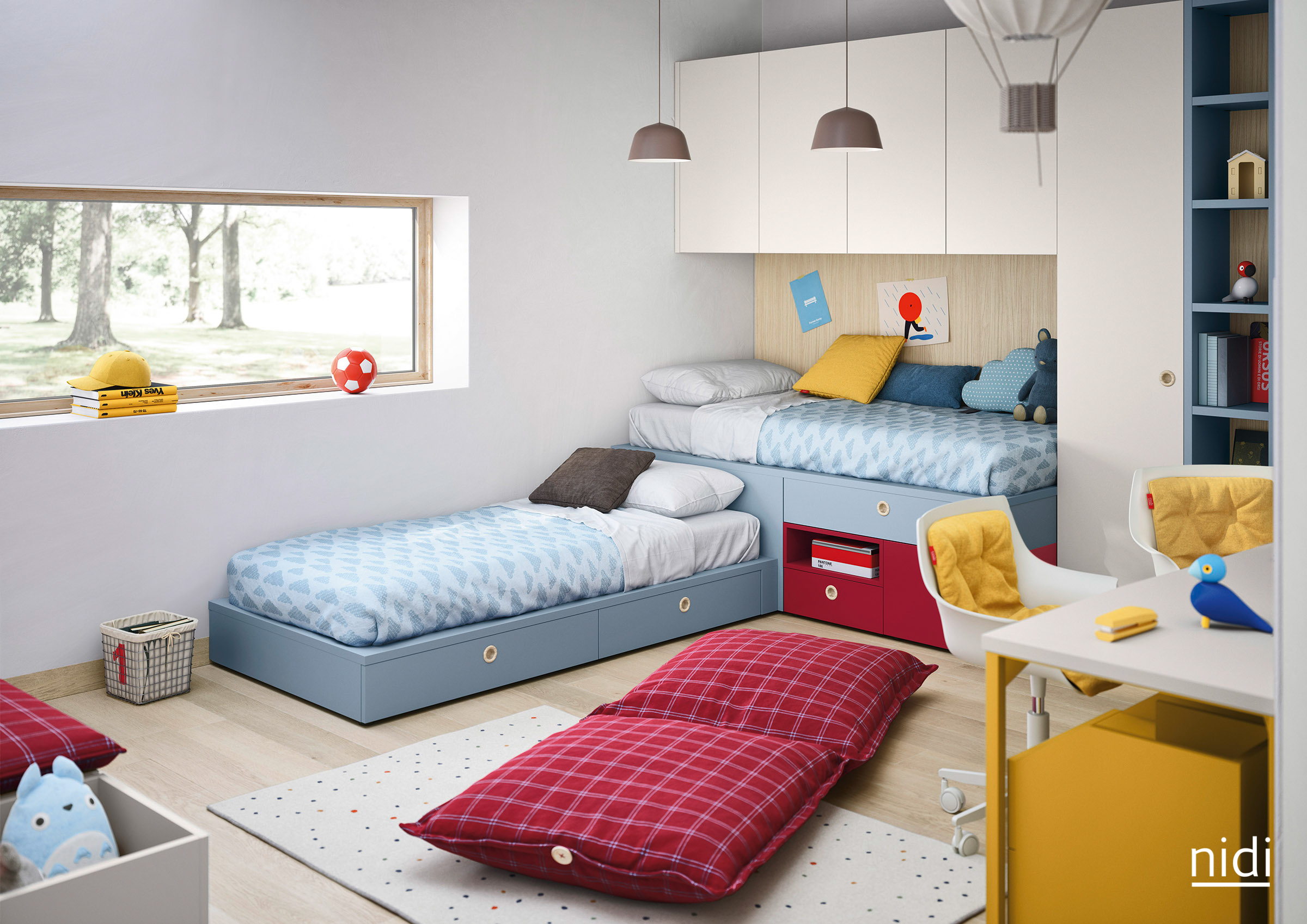 CLIP Cushion / Kids pouf By Nidi