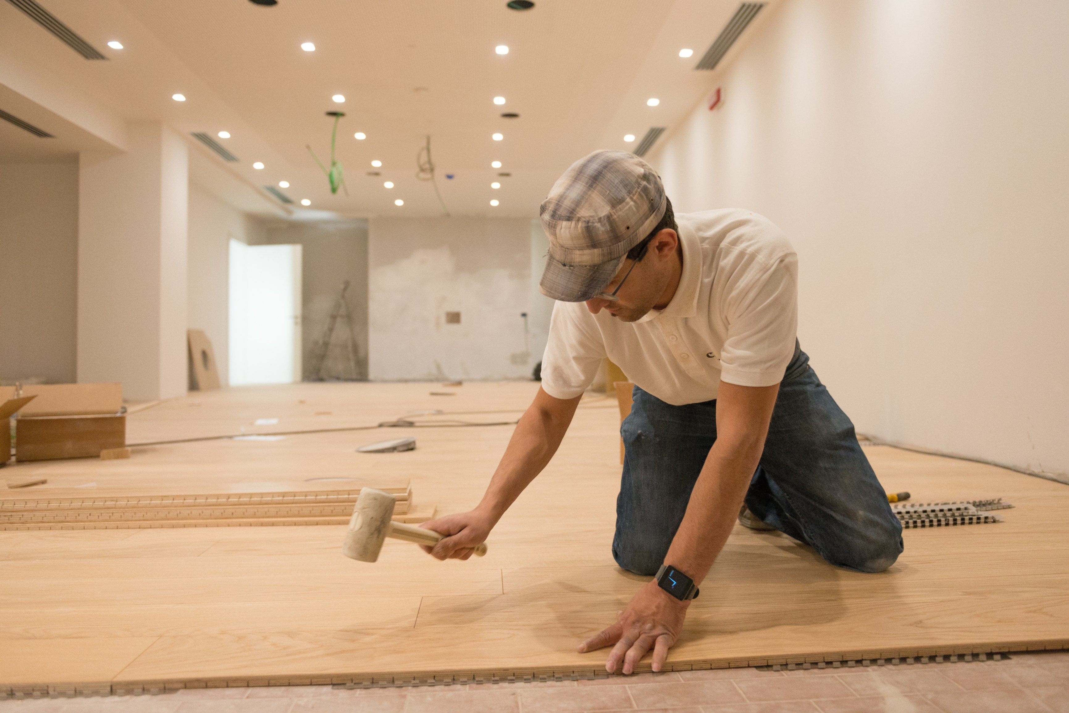 Modular installation system for parquet CLIP UP SYSTEM® 16 MM By Garbelotto