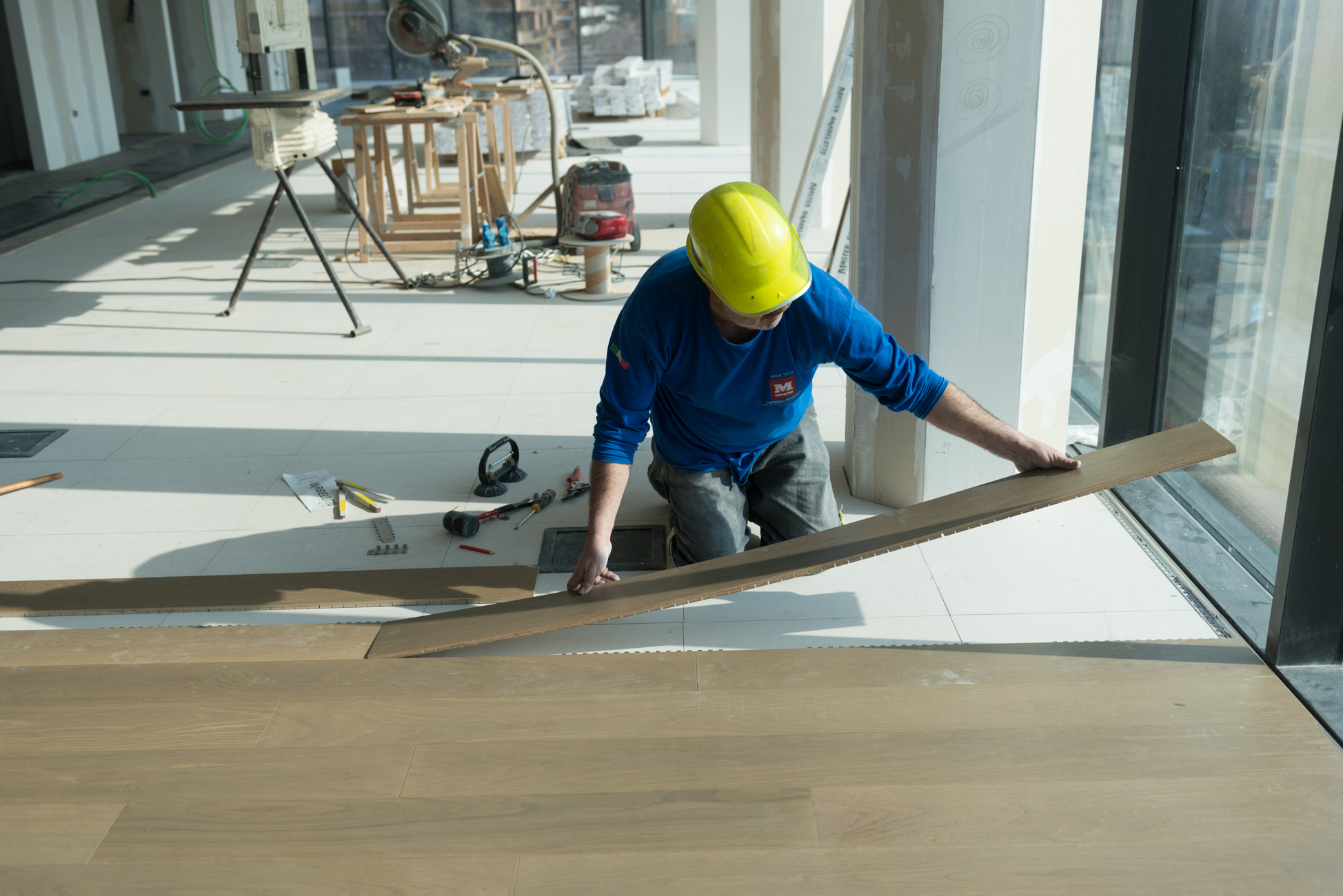 Modular installation system for parquet CLIP UP SYSTEM® 16 MM By Garbelotto