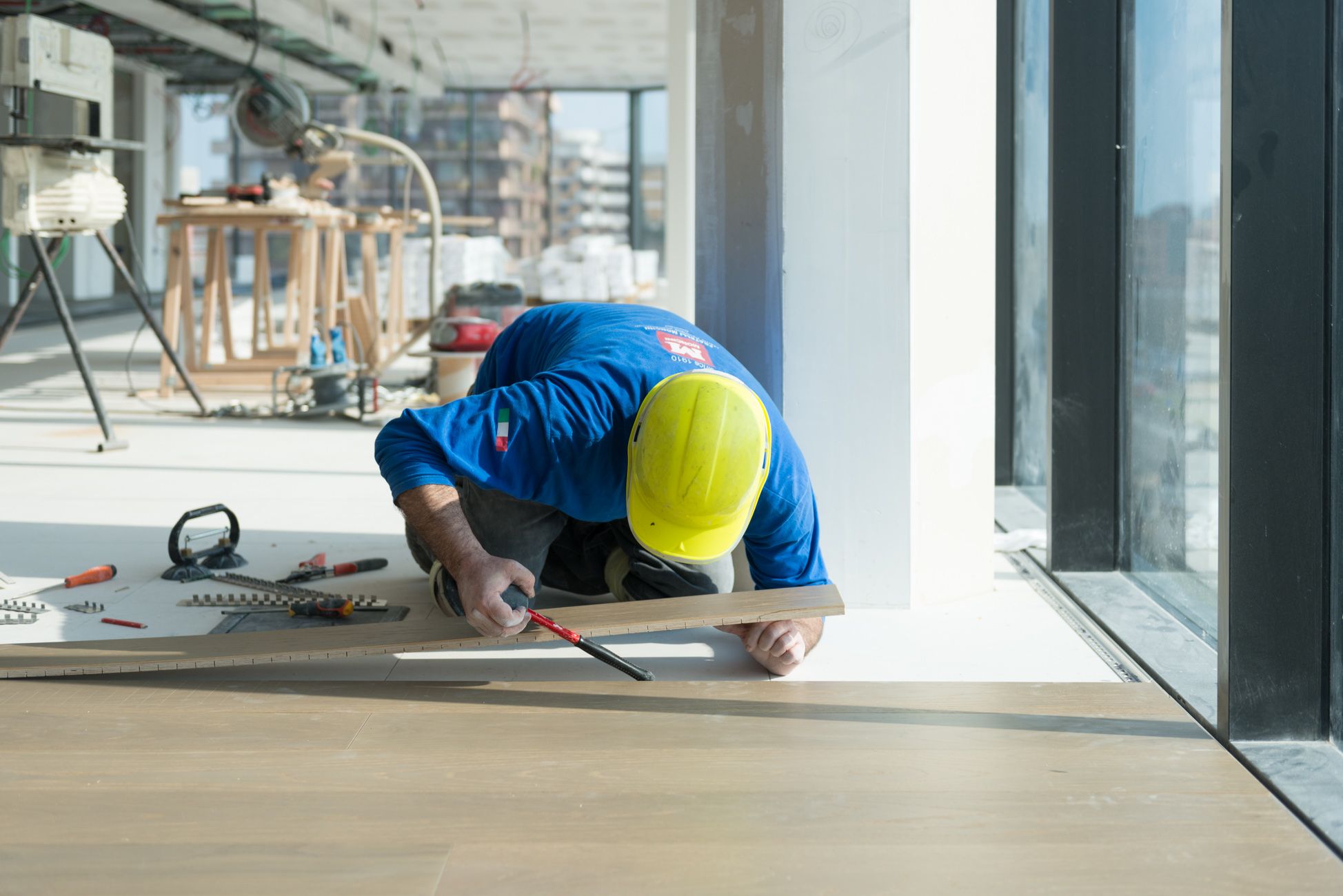 Modular installation system for parquet CLIP UP SYSTEM® 16 MM By Garbelotto