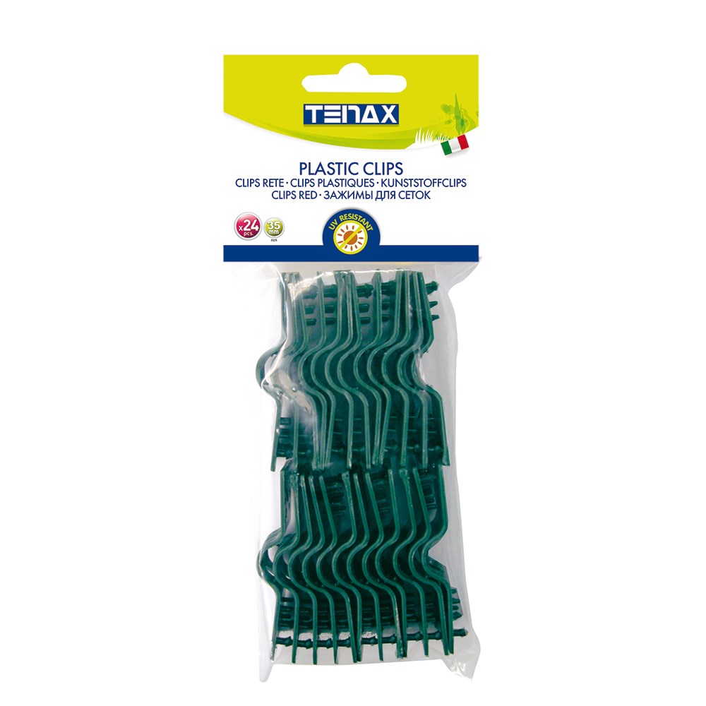 Clips per il fissaggio delle reti tessute CLIPS 35 By TENAX