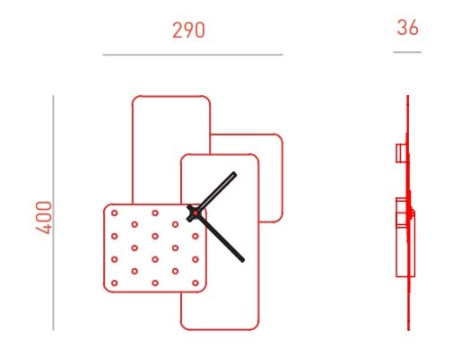 CLOCK Wall-mounted metal clock By Giacopini | design Manuel Barbieri ...