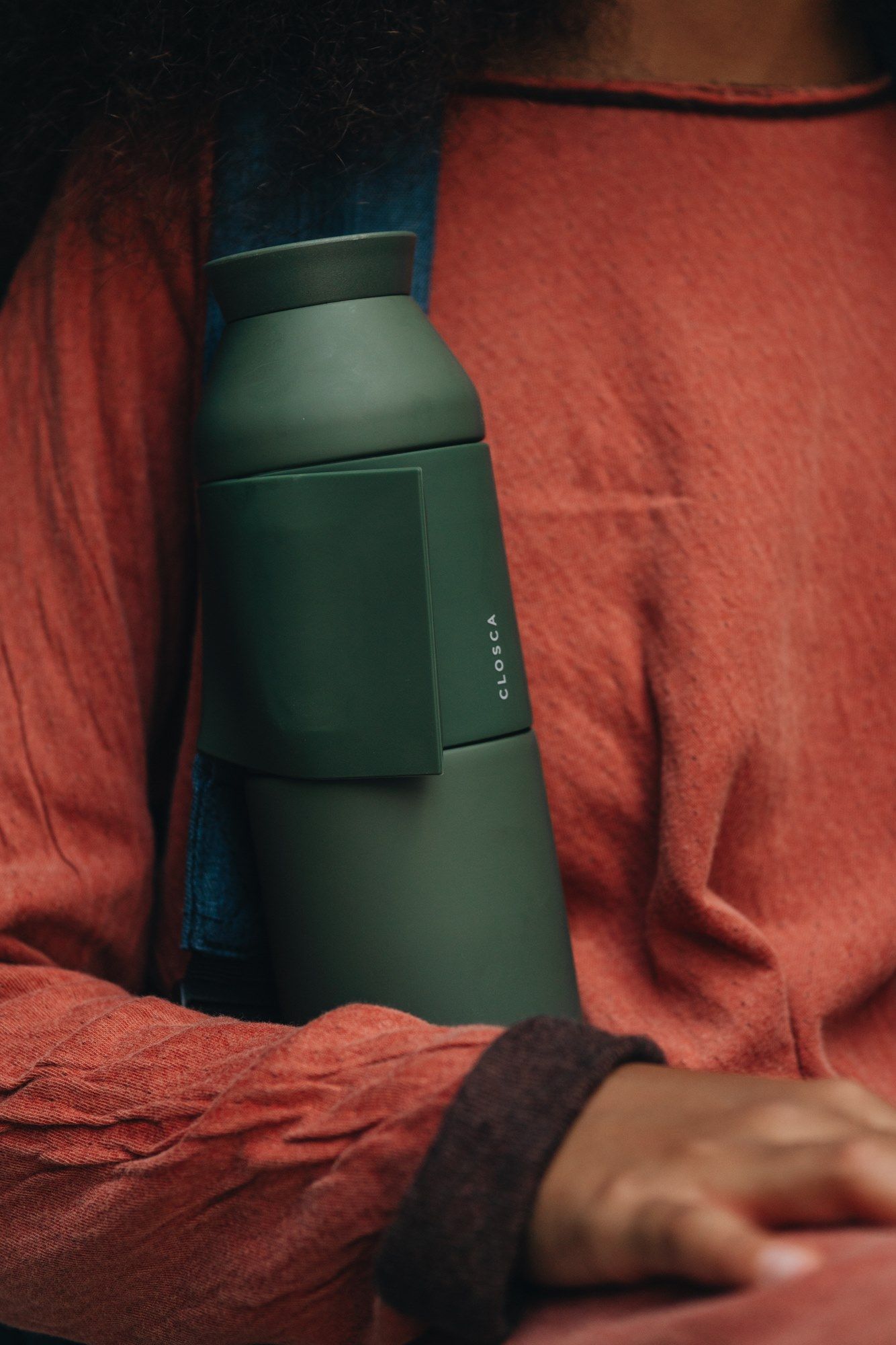 Stainless steel Thermal bottle CLOSCA BOTTLE WAVE By Closca Design