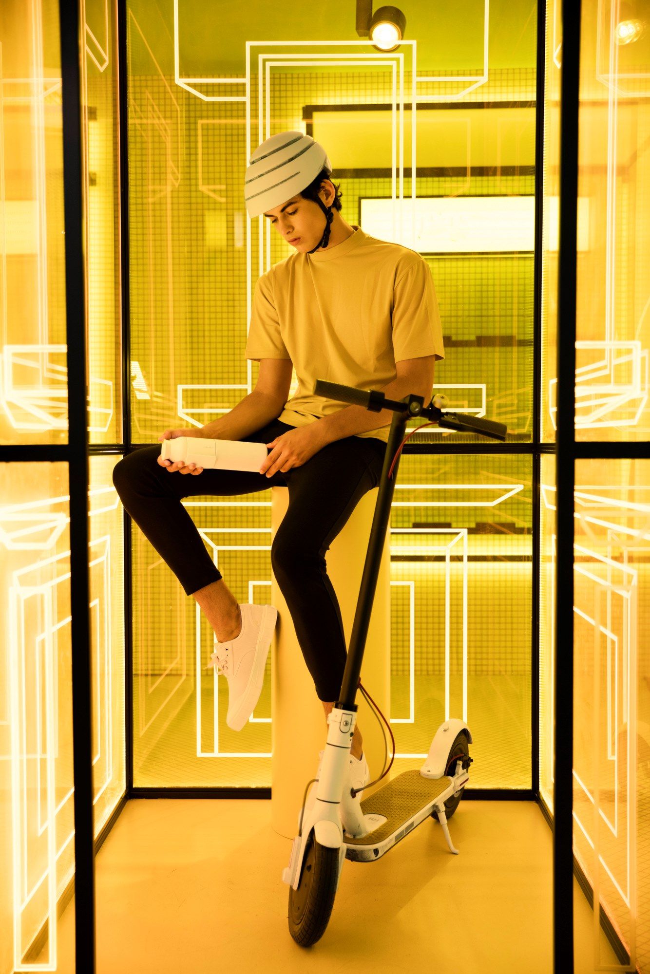 Stainless steel Thermal bottle CLOSCA BOTTLE WAVE By Closca Design