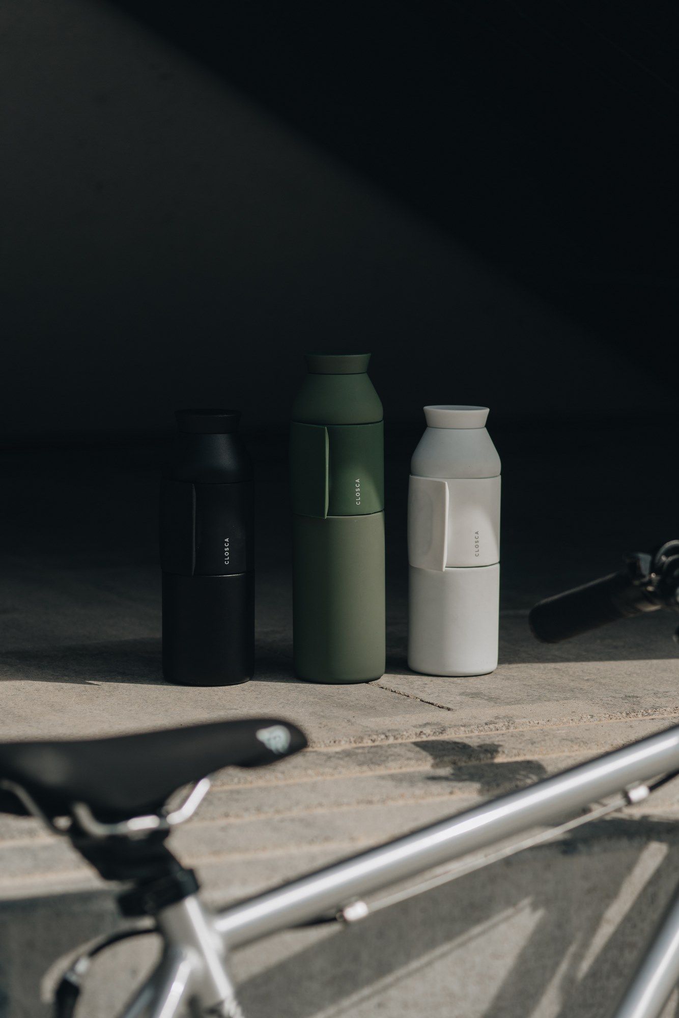 Stainless steel Thermal bottle CLOSCA BOTTLE WAVE By Closca Design