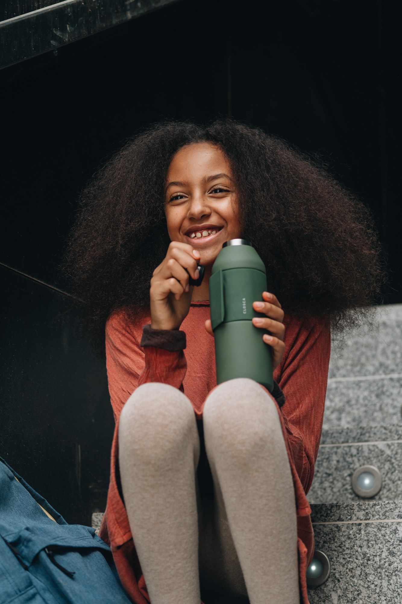 Stainless steel Thermal bottle CLOSCA BOTTLE WAVE By Closca Design