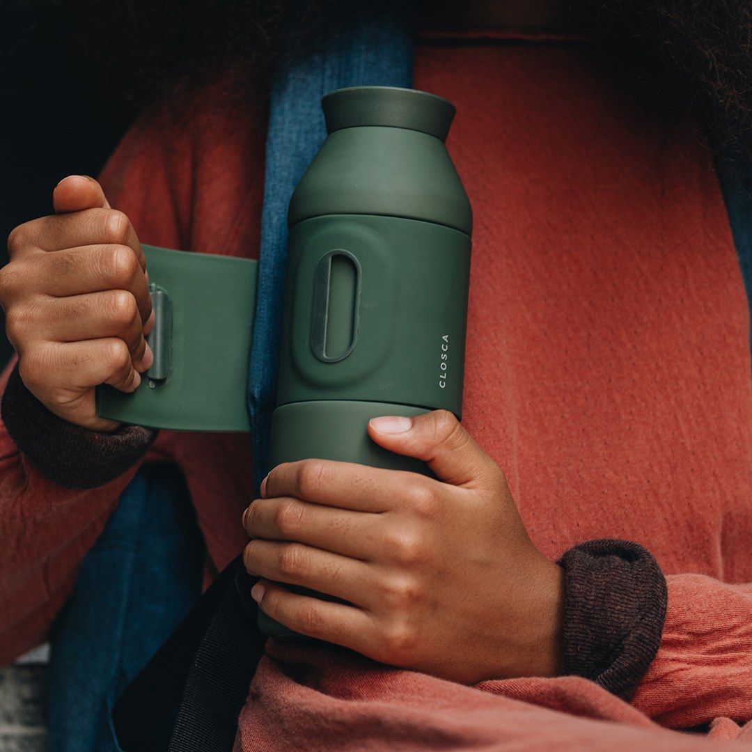 Stainless steel Thermal bottle CLOSCA BOTTLE WAVE By Closca Design