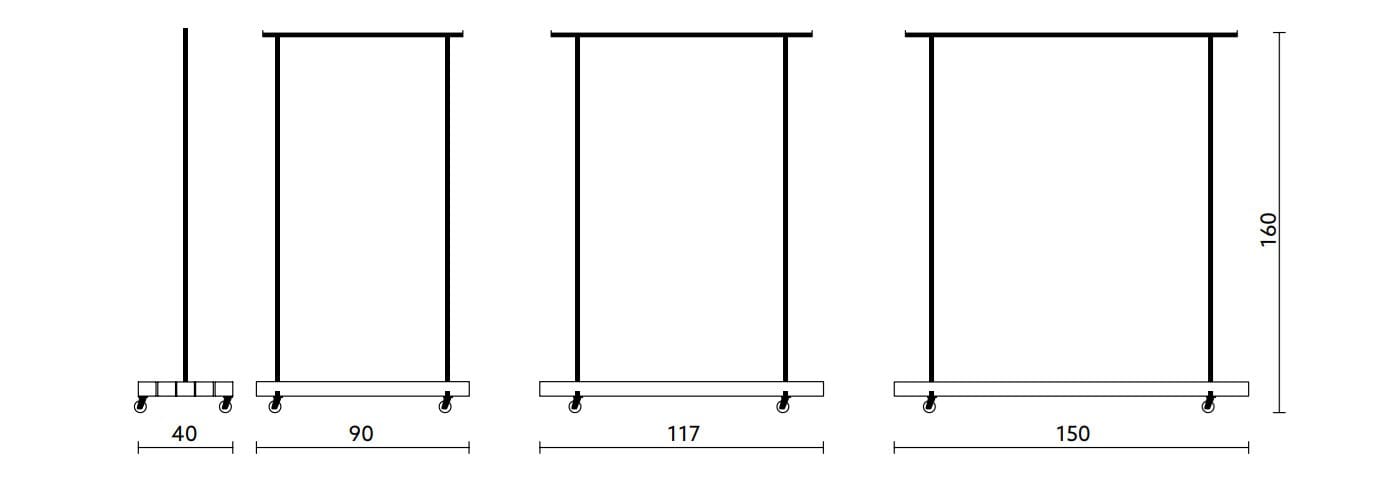 RECLAIMED WOOD CLOTHES RACK #01 coat rack By weld & co