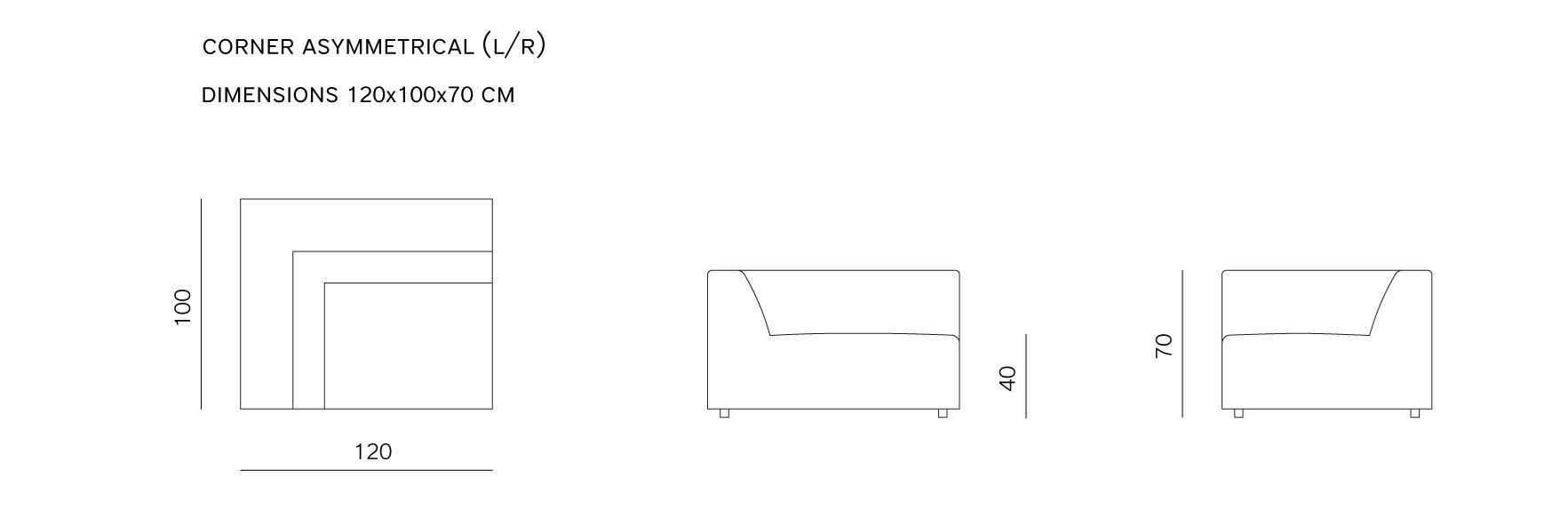 CLOUD Modular sofa By Prostoria