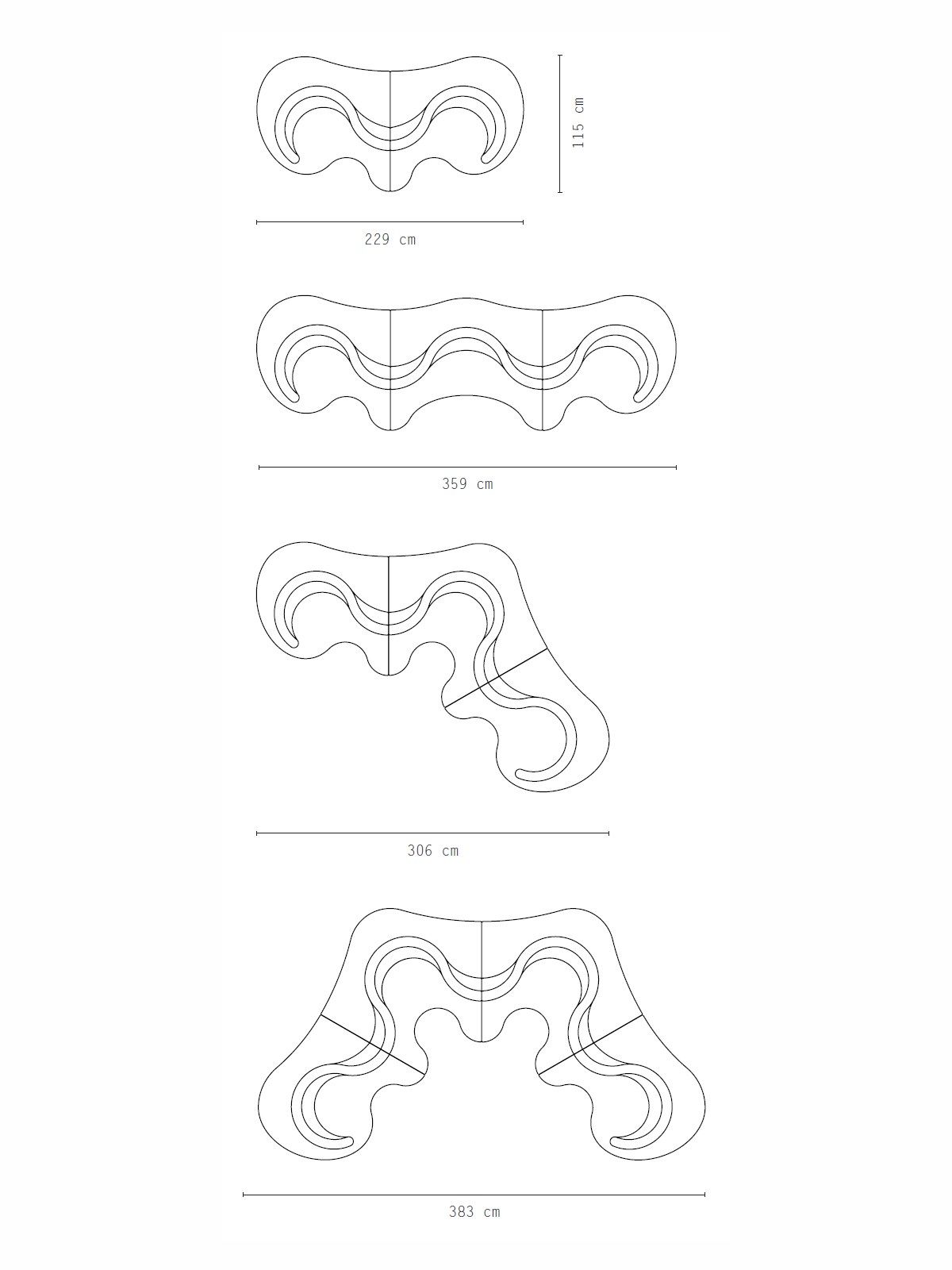 CLOVERLEAF IN- AND OUTDOOR Sectional modular sofa By Verpan | design ...