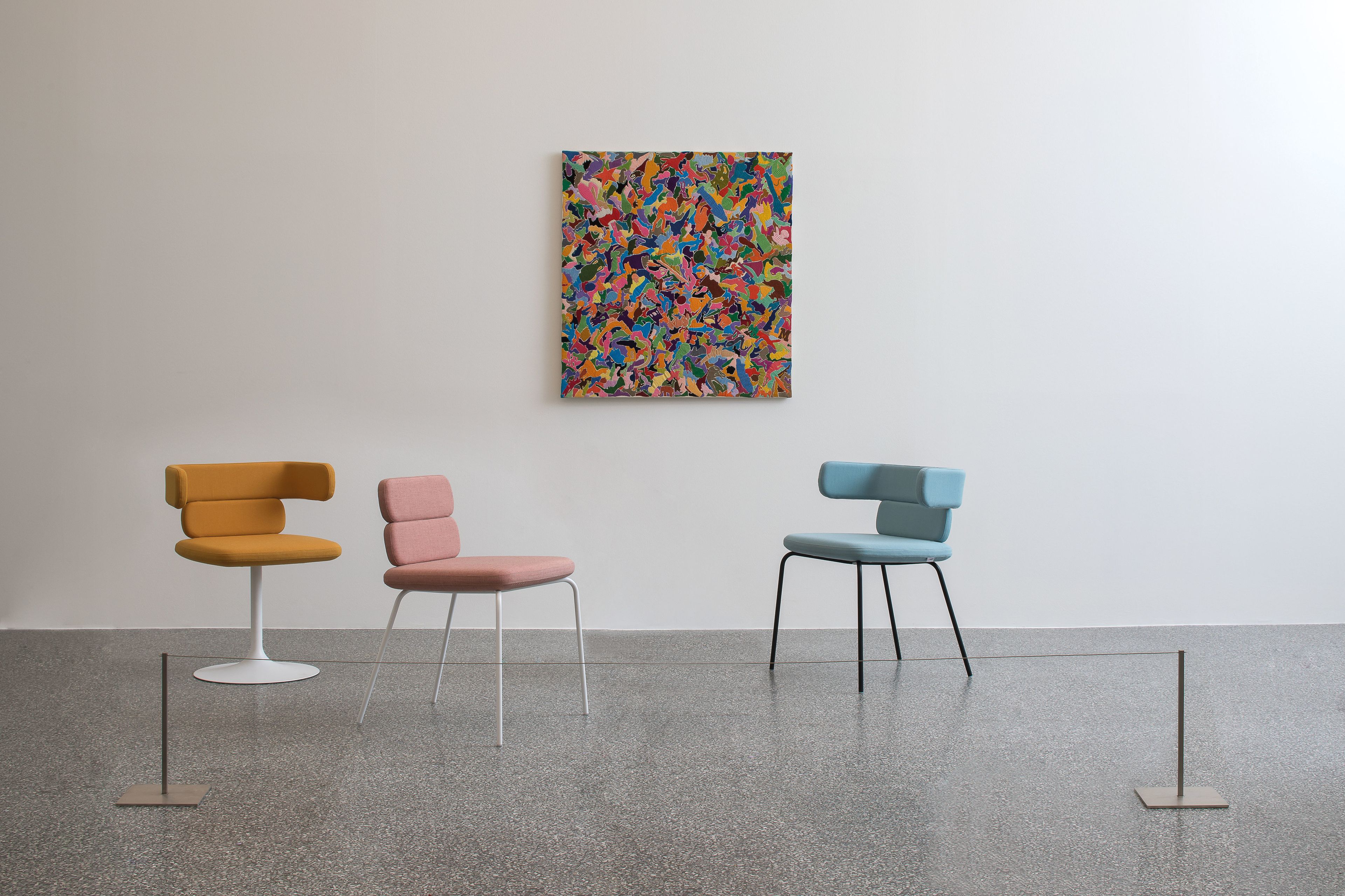 CLUSTER | Chair with armrests Cluster Collection By Luxy design Luigi ...
