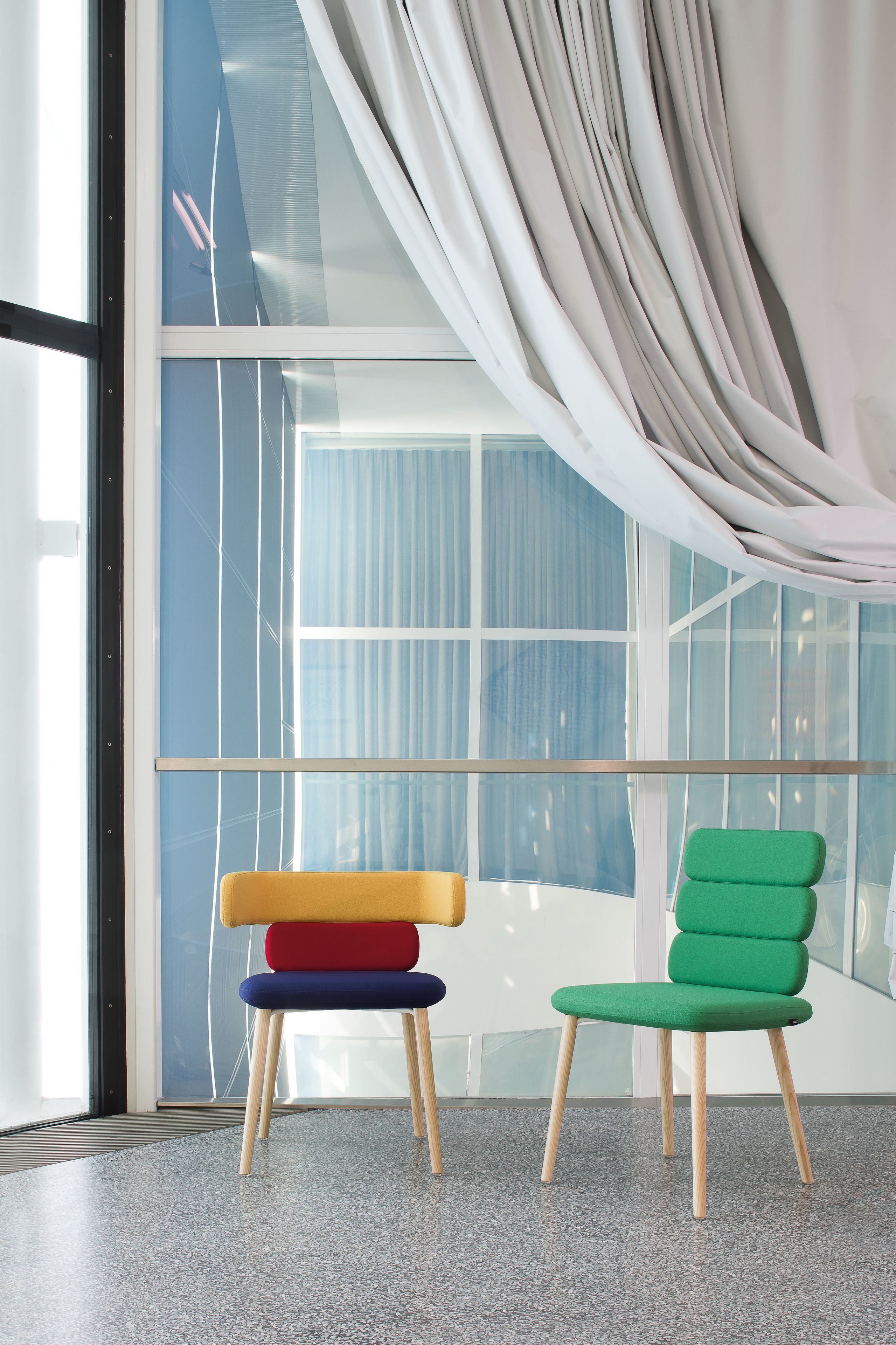 CLUSTER | Chair with armrests Cluster Collection By Luxy design Luigi ...