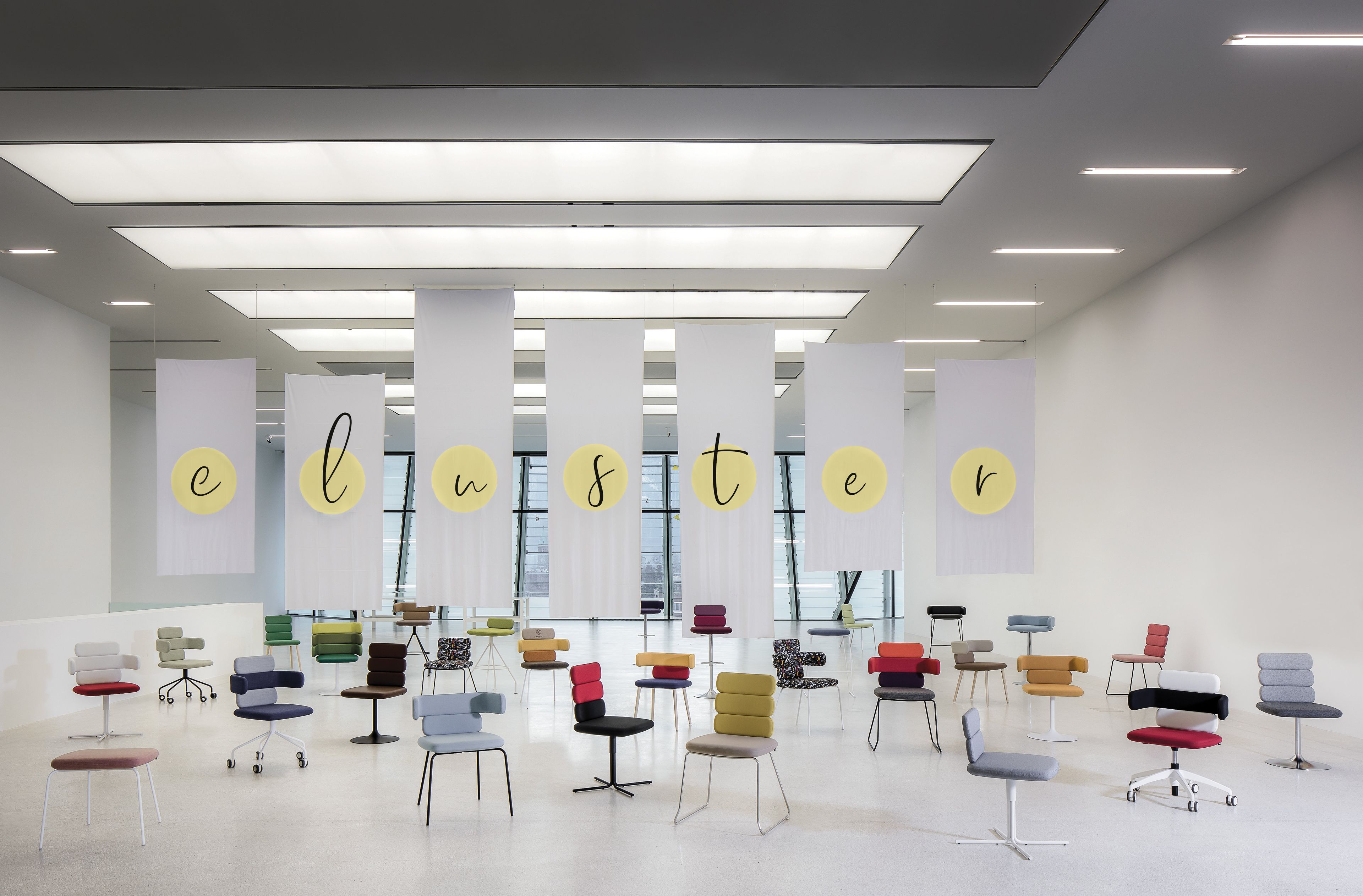 CLUSTER | Chair with armrests Cluster Collection By Luxy design Luigi ...