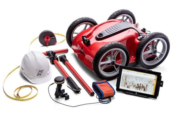 Georadar wireless multifrequenza 200/400/800MHz RTS COBRA CBD GPR KIT ...