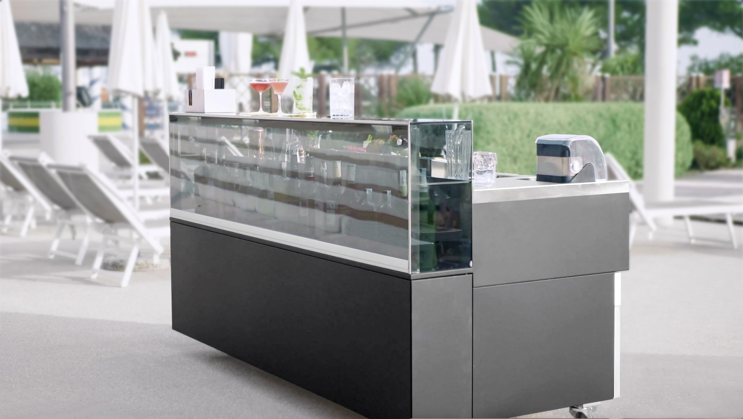 COCKTAIL STATION Stainless steel bar counter By Prisma | design Franco ...