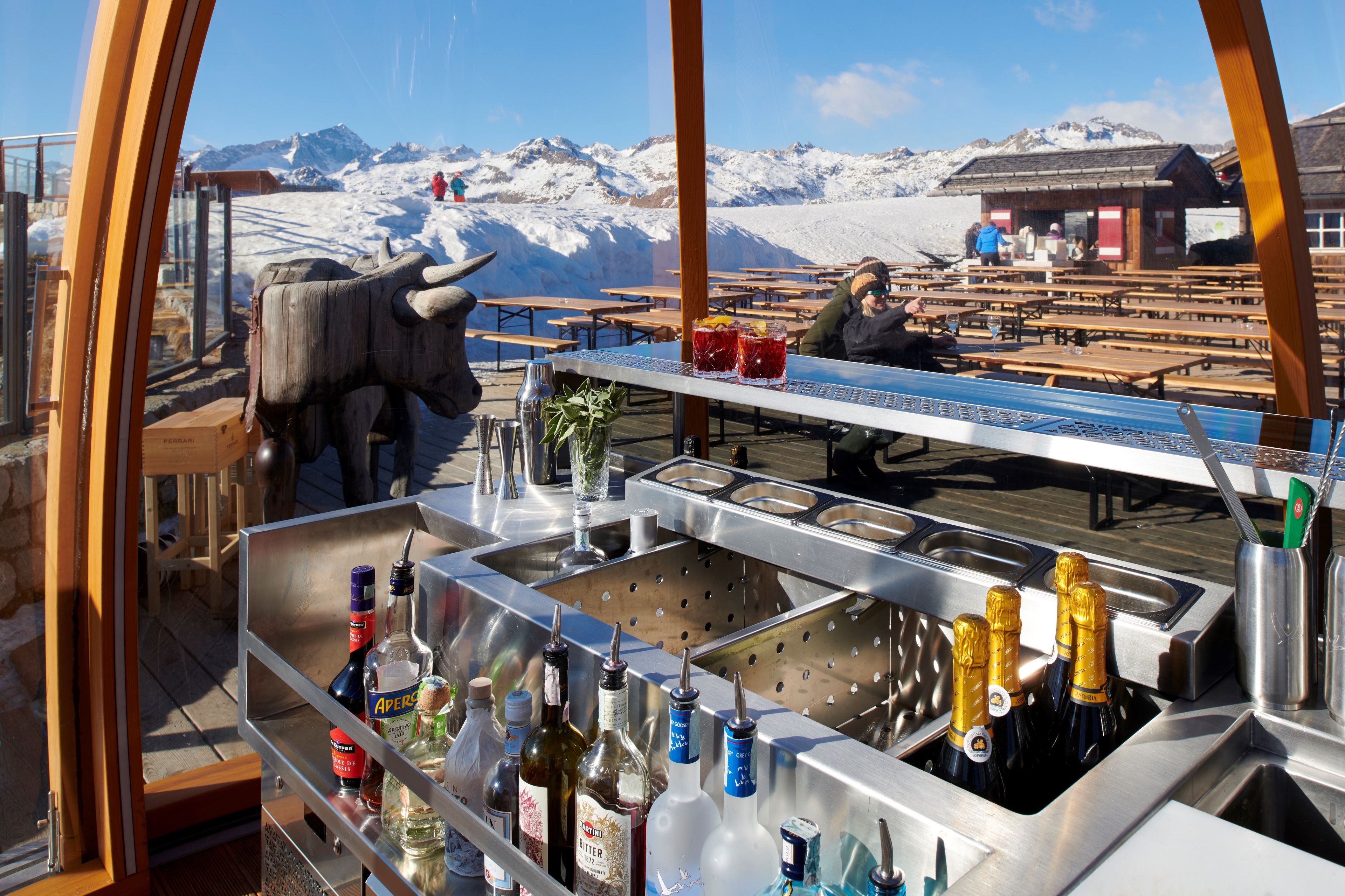 COCKTAIL STATION Stainless steel bar counter By Prisma | design Franco ...