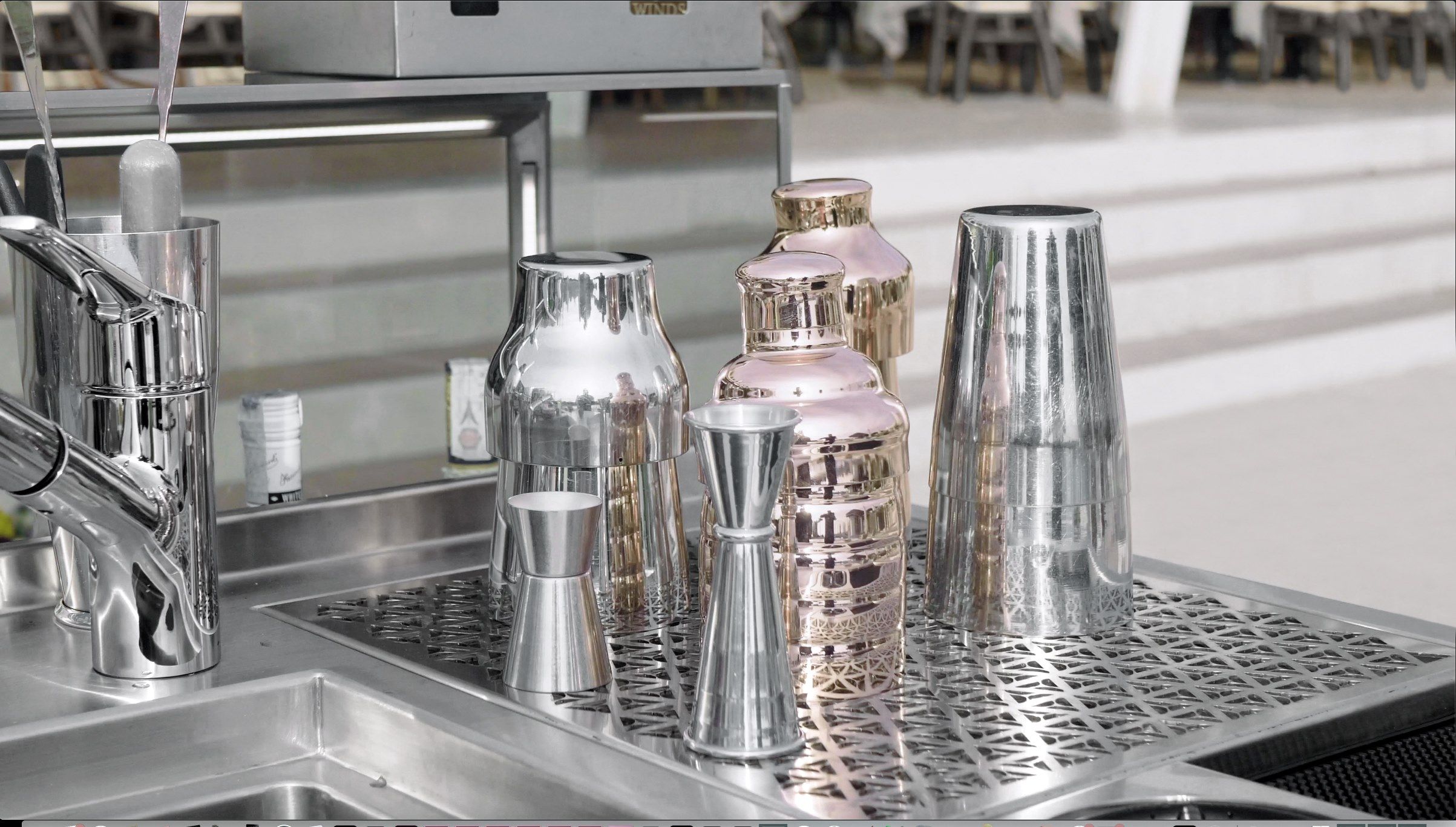 COCKTAIL STATION Stainless steel bar counter By Prisma | design Franco ...