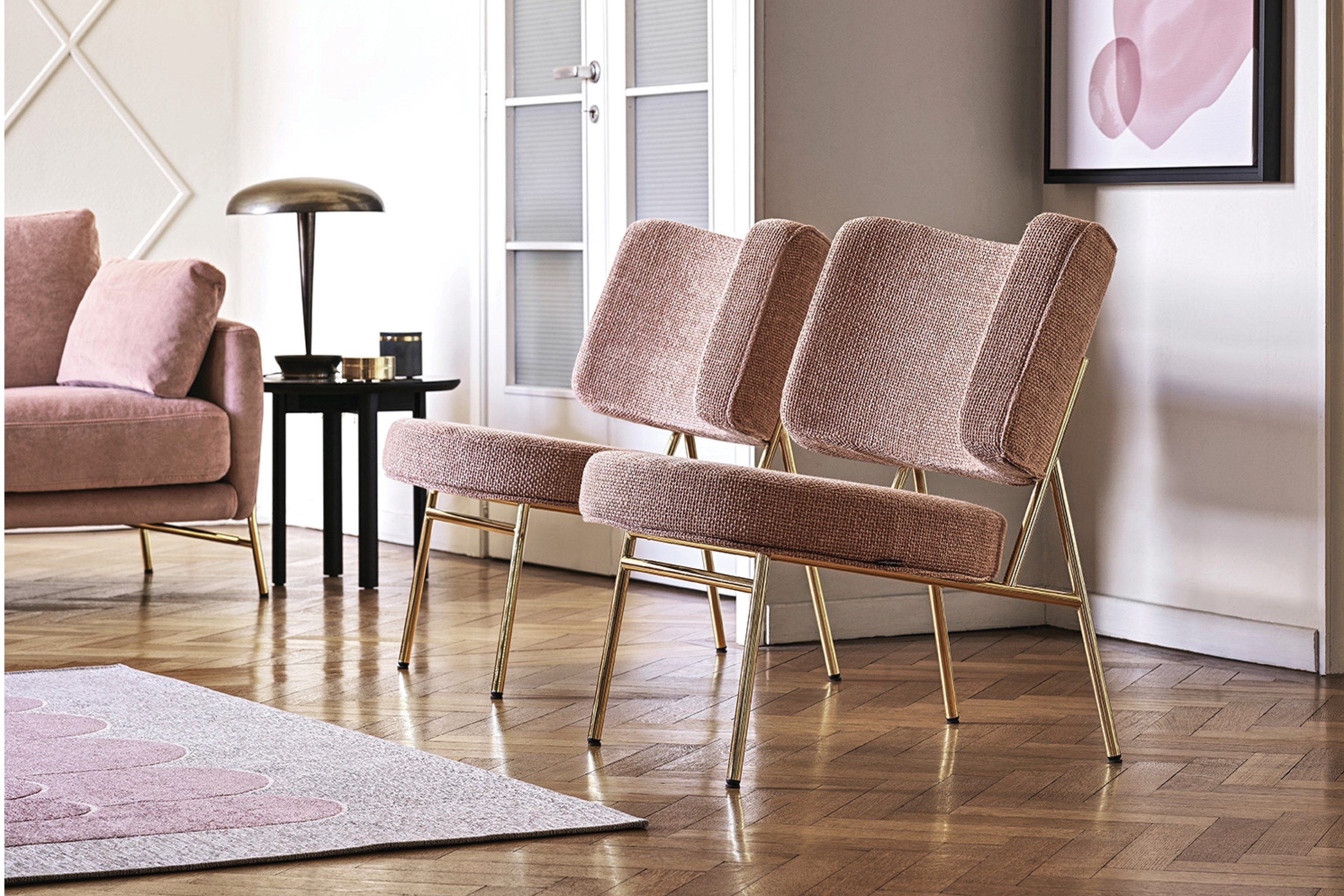 Upholstered fabric armchair COCO By Calligaris