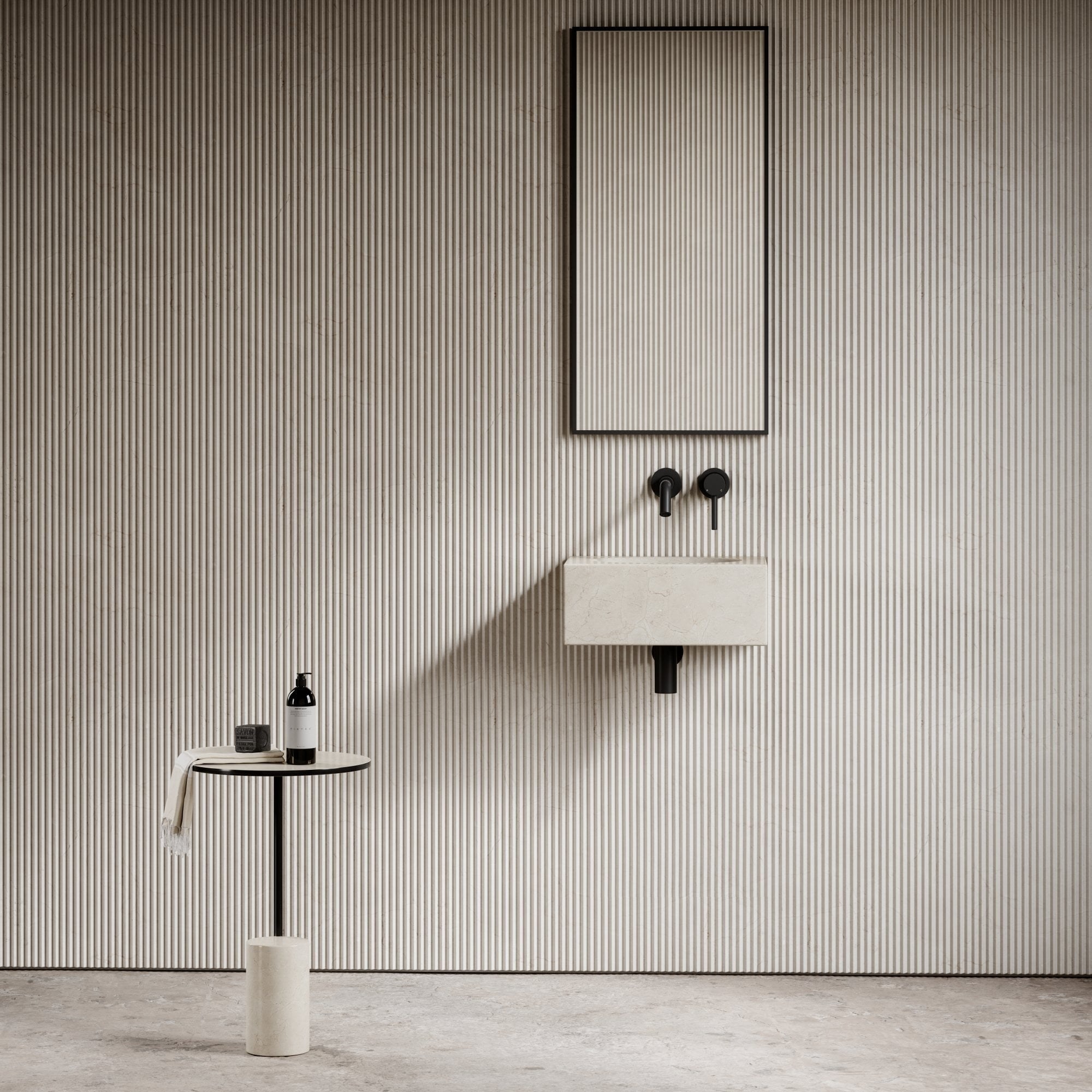 COCO | Lavabo de mármol Crema Marfil By LUSSO