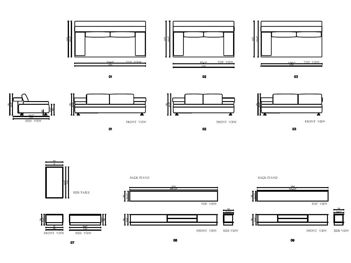 CODE Fabric sofa with integrated magazine rack By ENNE | design Christophe Pillet