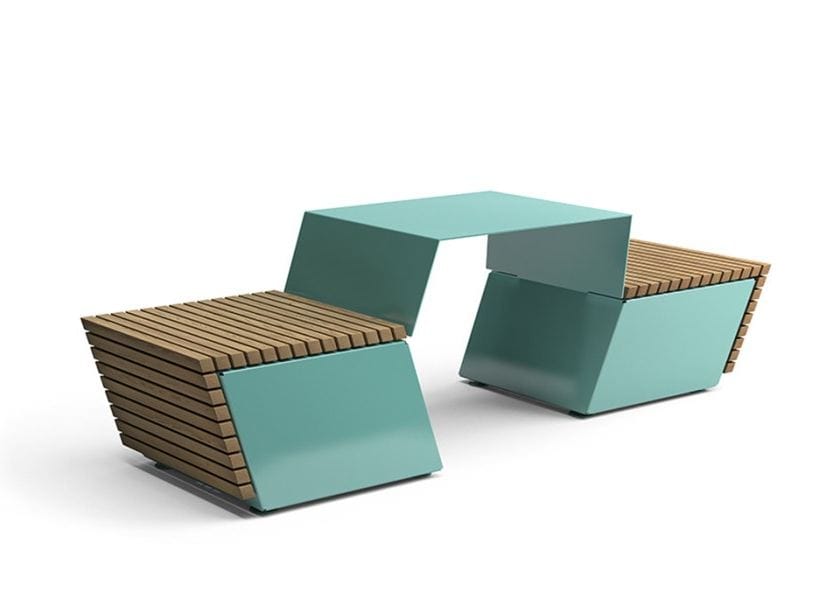 CODE | Picnic table with integrated benches By VESTRE design Johan ...