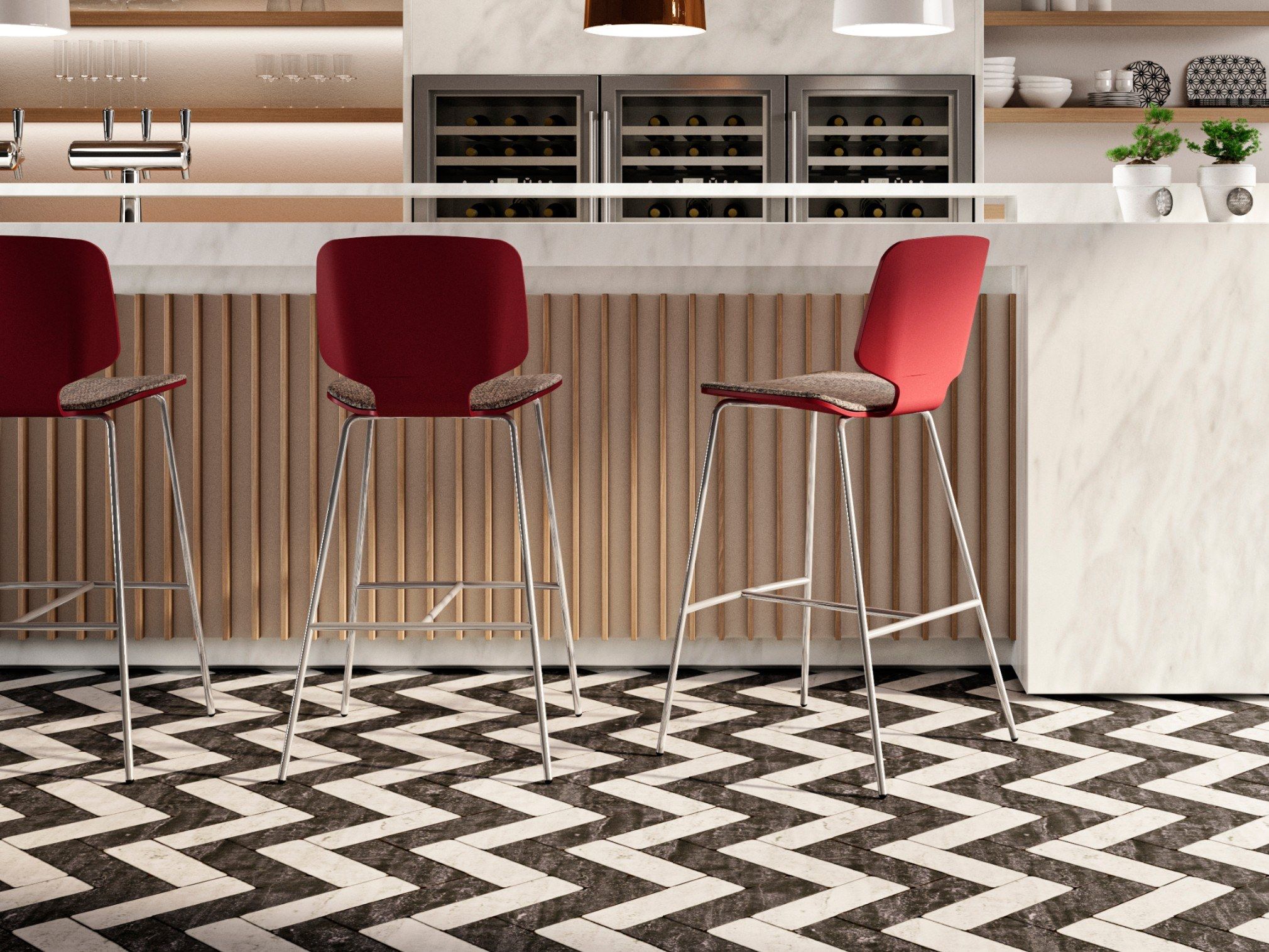 CODE | Stool By Quadrifoglio Group design Fiorenzo Dorigo