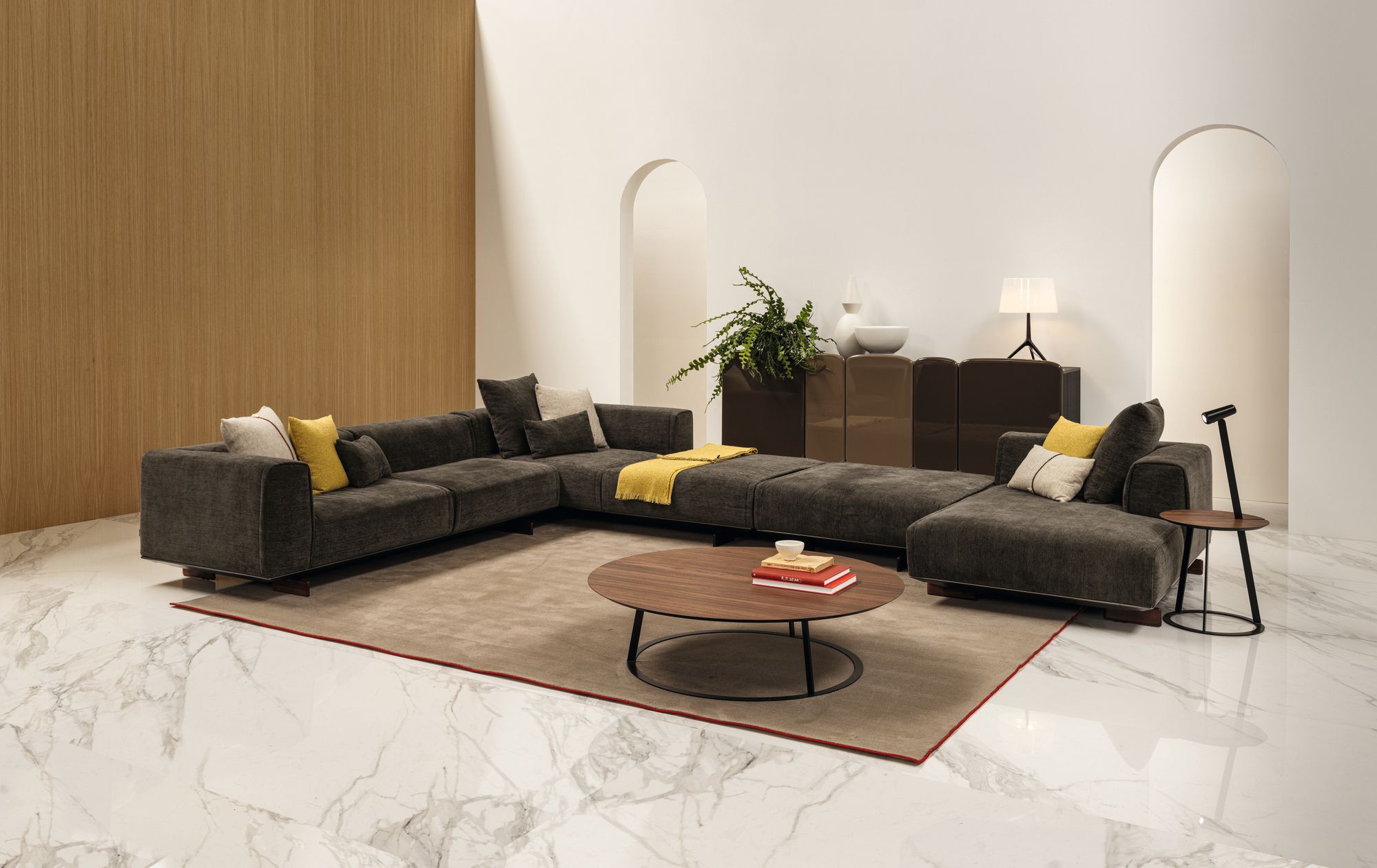 COLEMAN | Sectional sofa By Casamania & Horm