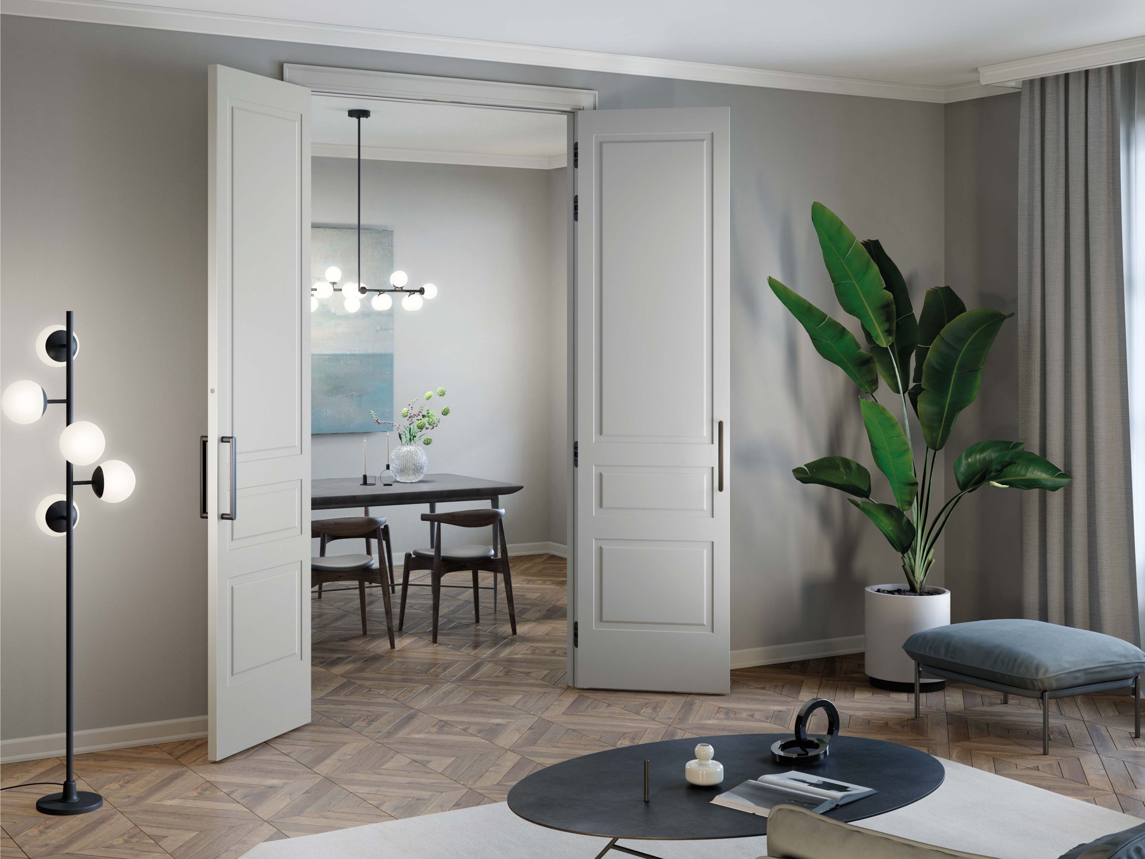 COLOR ANTICA VENEZIA 7G Hinged wooden door By BARAUSSE