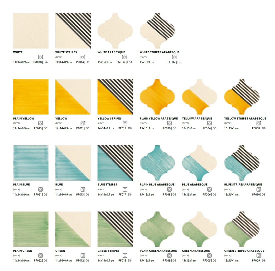 Ceramic wall tiles COLOR ART By Aleluia Cerâmicas